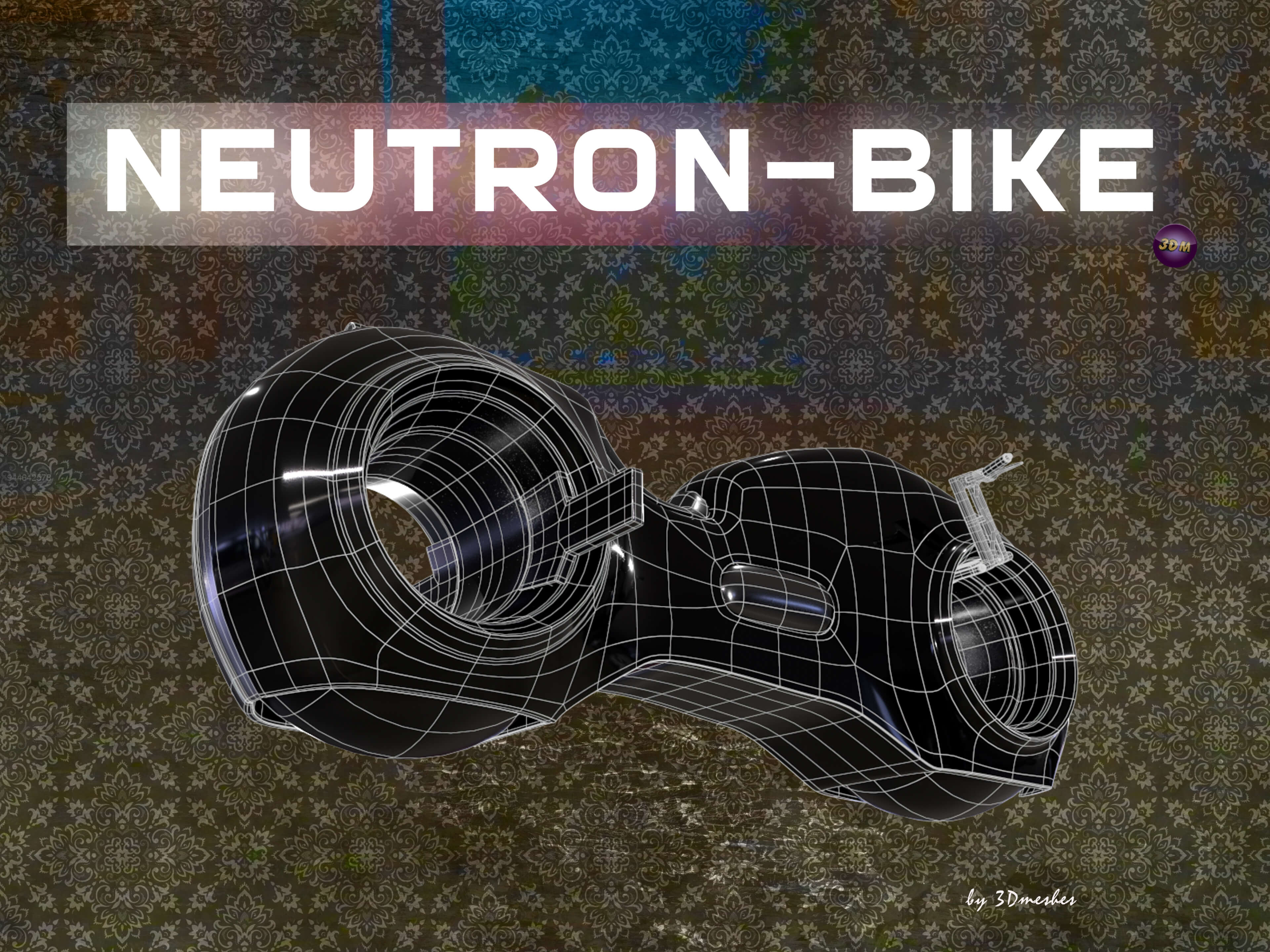 Neutron - Bike - PBR Low Poly - Free Model by 3dmeshes