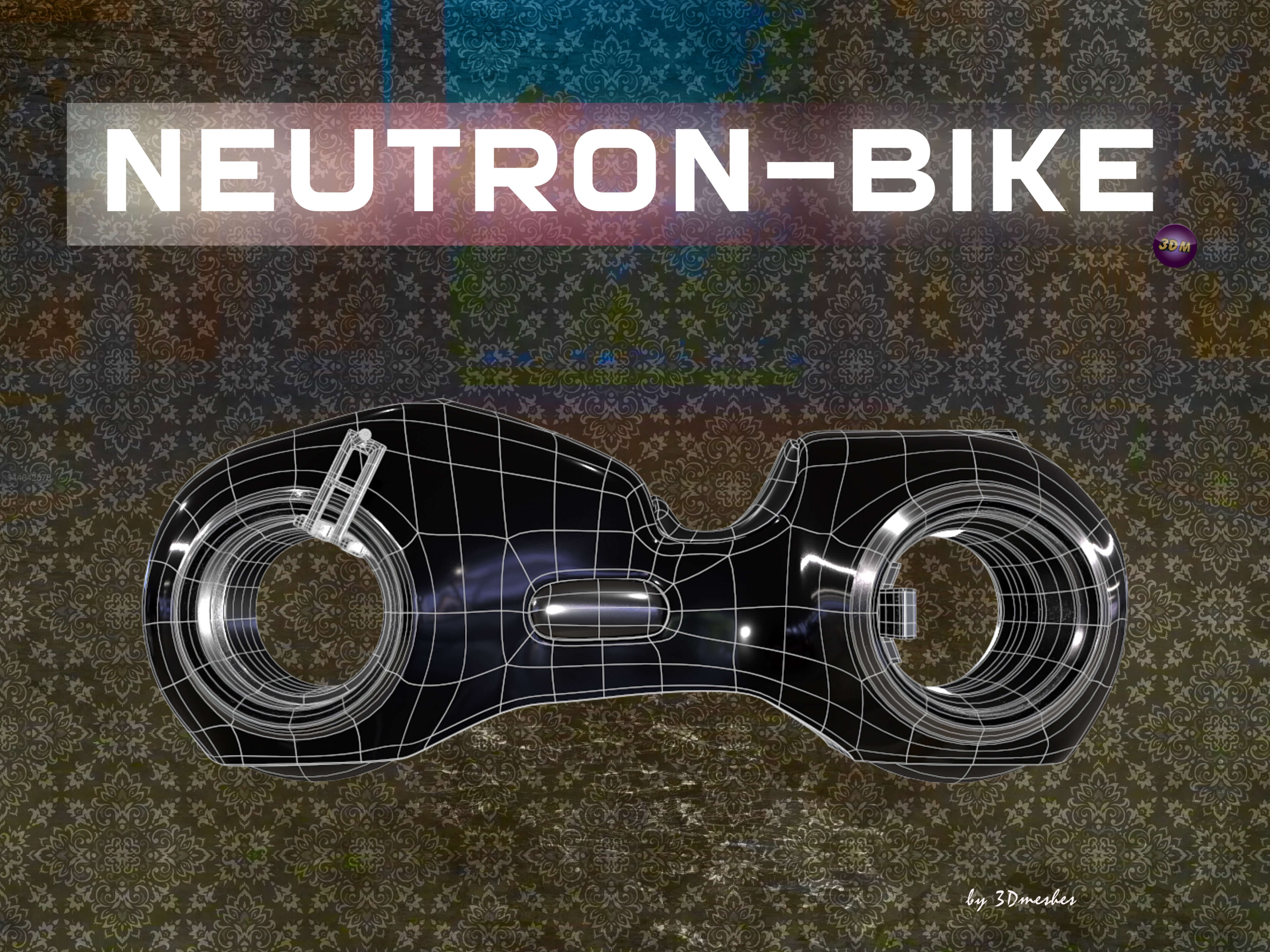 Neutron - Bike - PBR Low Poly - Free Model by 3dmeshes