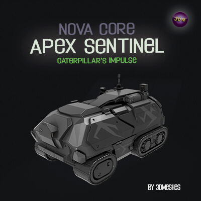 Nova Core - Apex Sentinel - Caterpillar Impulse 3D Model by 3dmeshes