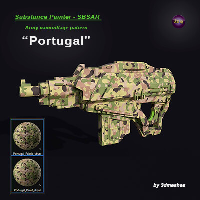 Sbsar 3D Models | Textures | Camouflage | RenderHub