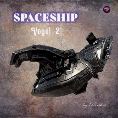 Spaceship - Vogel 2 - PBR 3D Model by 3dmeshes