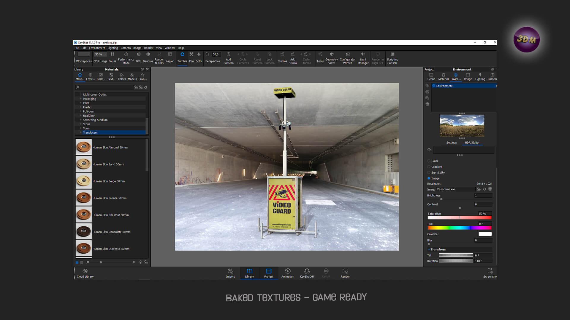 Video Guard - Construction Sites Security Camera 3D Model by 3dmeshes