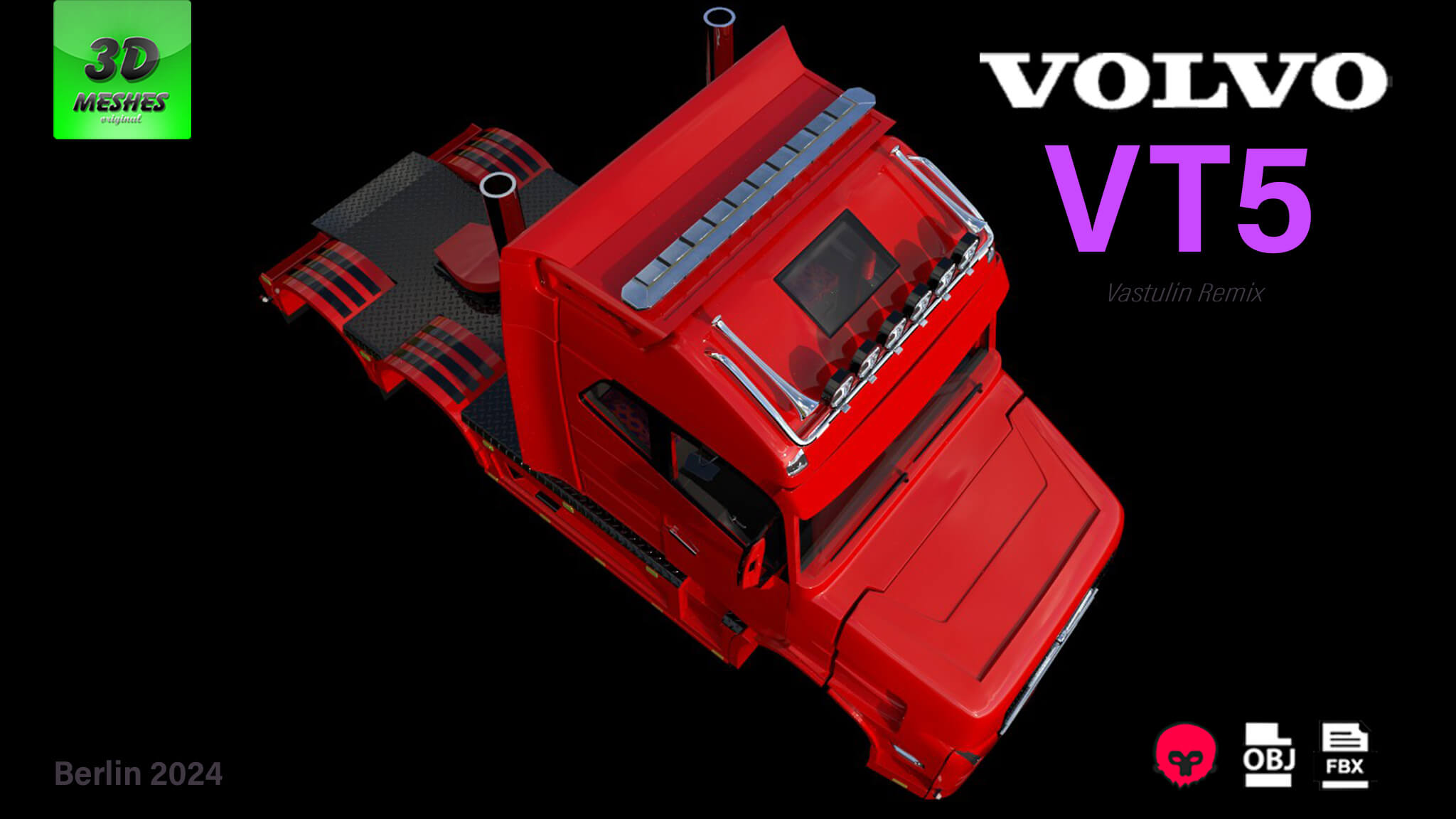 Volvo VT5 - Vlastuin Remix 3D Model by 3dmeshes