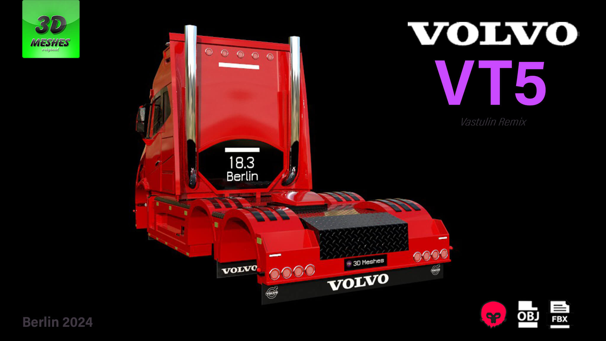 Volvo VT5 - Vlastuin Remix 3D Model by 3dmeshes