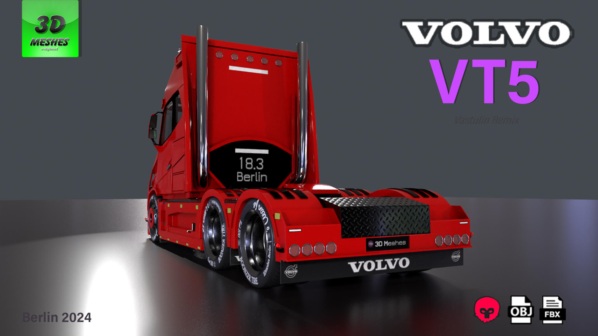 Volvo VT5 - Vlastuin Remix 3D Model by 3dmeshes