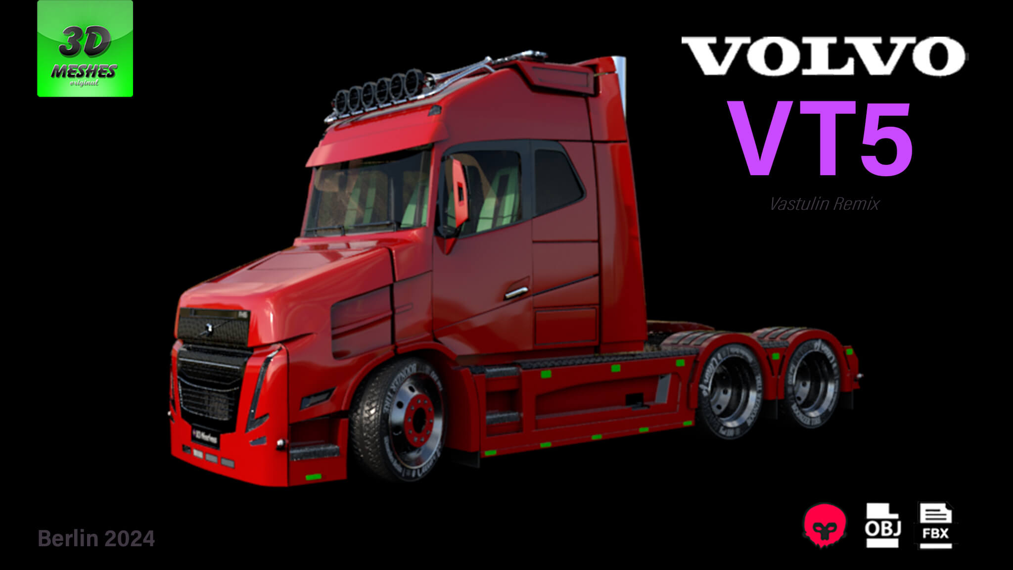 Volvo VT5 - Vlastuin Remix 3D Model by 3dmeshes