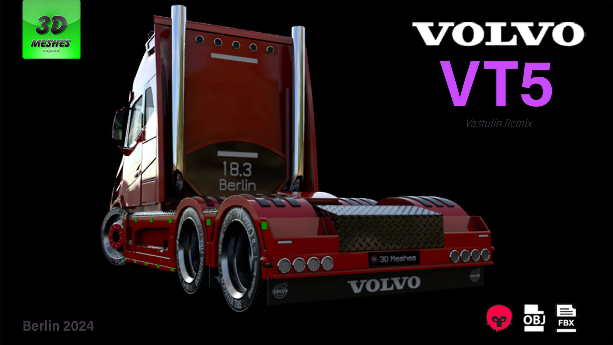 Volvo VT5 - Vlastuin Remix 3D Model by 3dmeshes