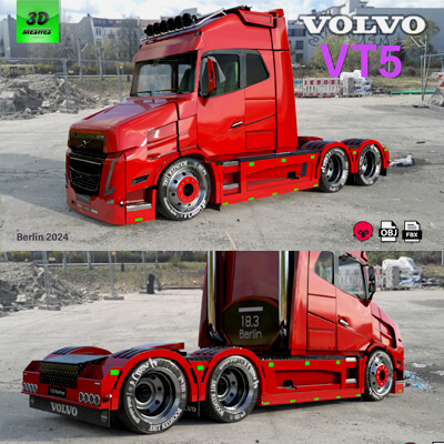 Volvo VT5 - Vlastuin Remix 3D Model by 3dmeshes