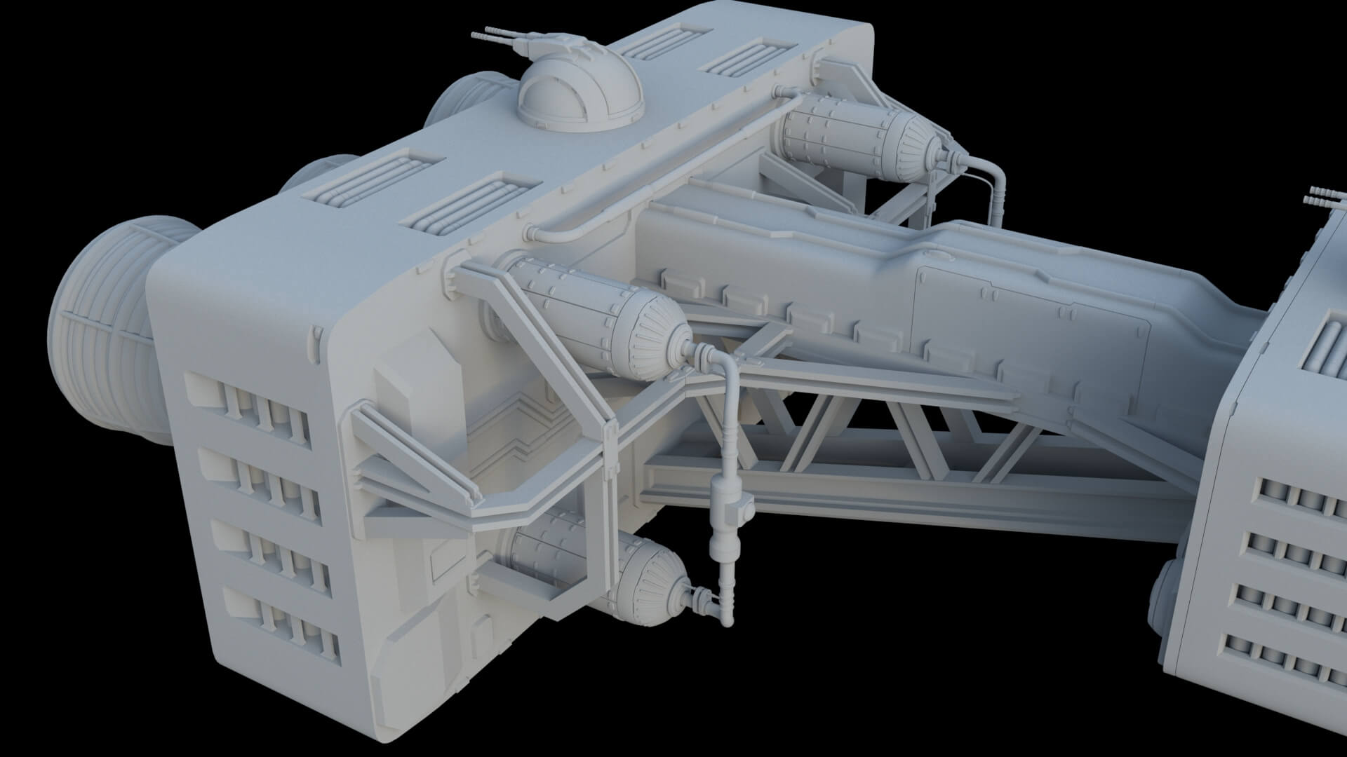 Babylon 5 - Hyperion Heavy Cruiser Mk2 3D Model by 3dmode