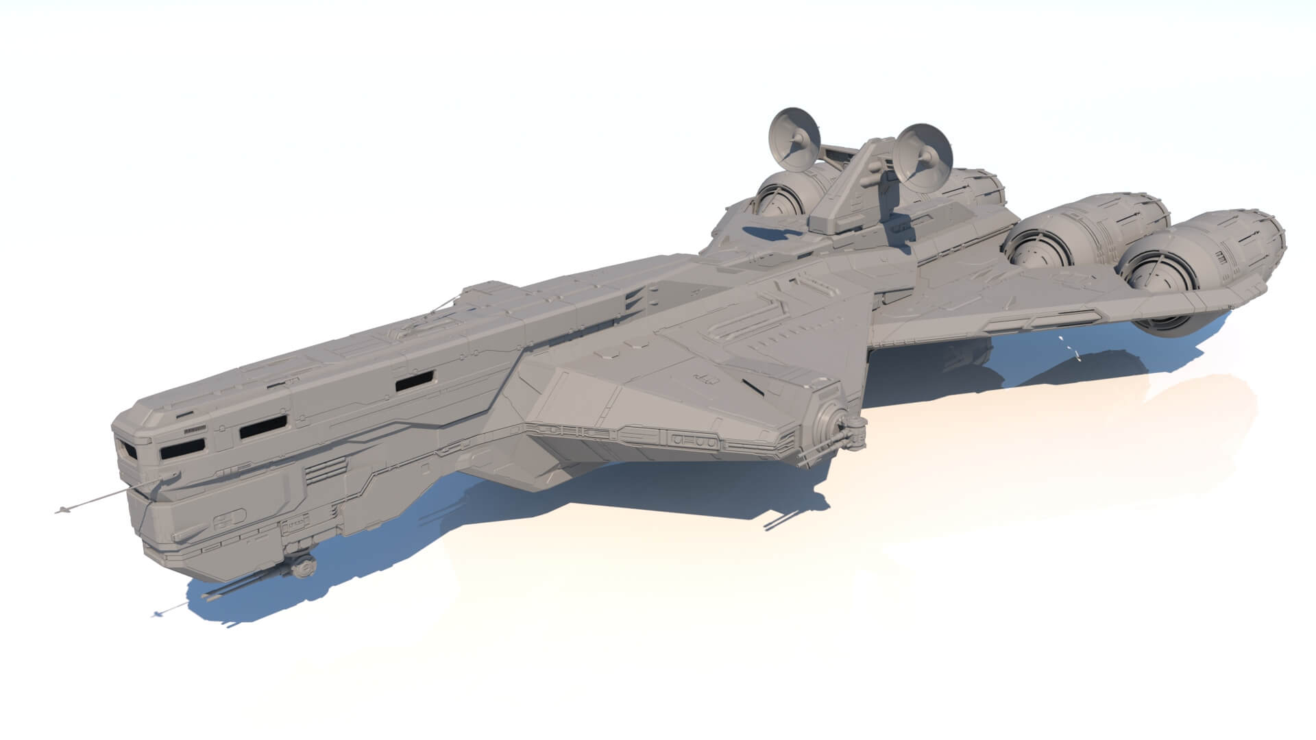 Fan Ship Design - 3D Model by 3dmode