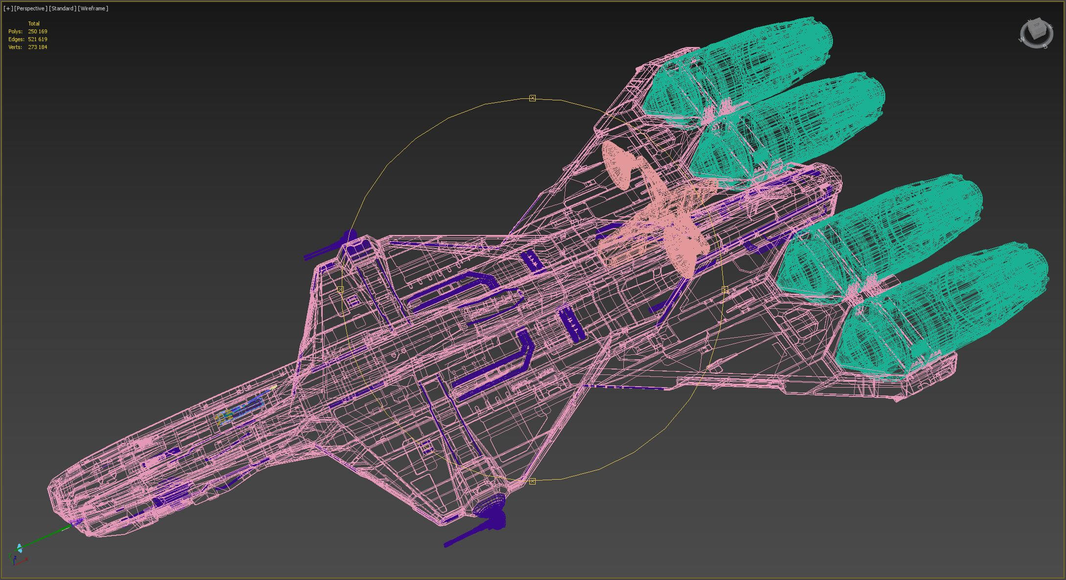 Fan Ship Design - 3D Model by 3dmode