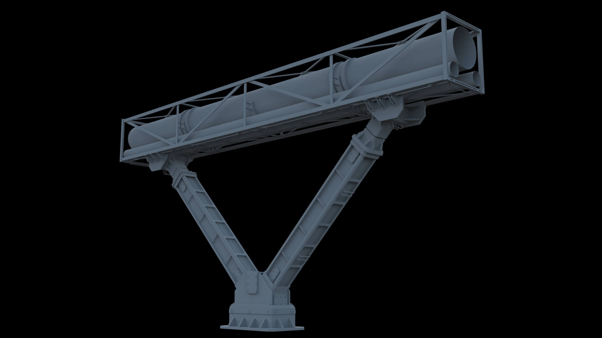 Industrial Structure - 3D Model by 3dmode