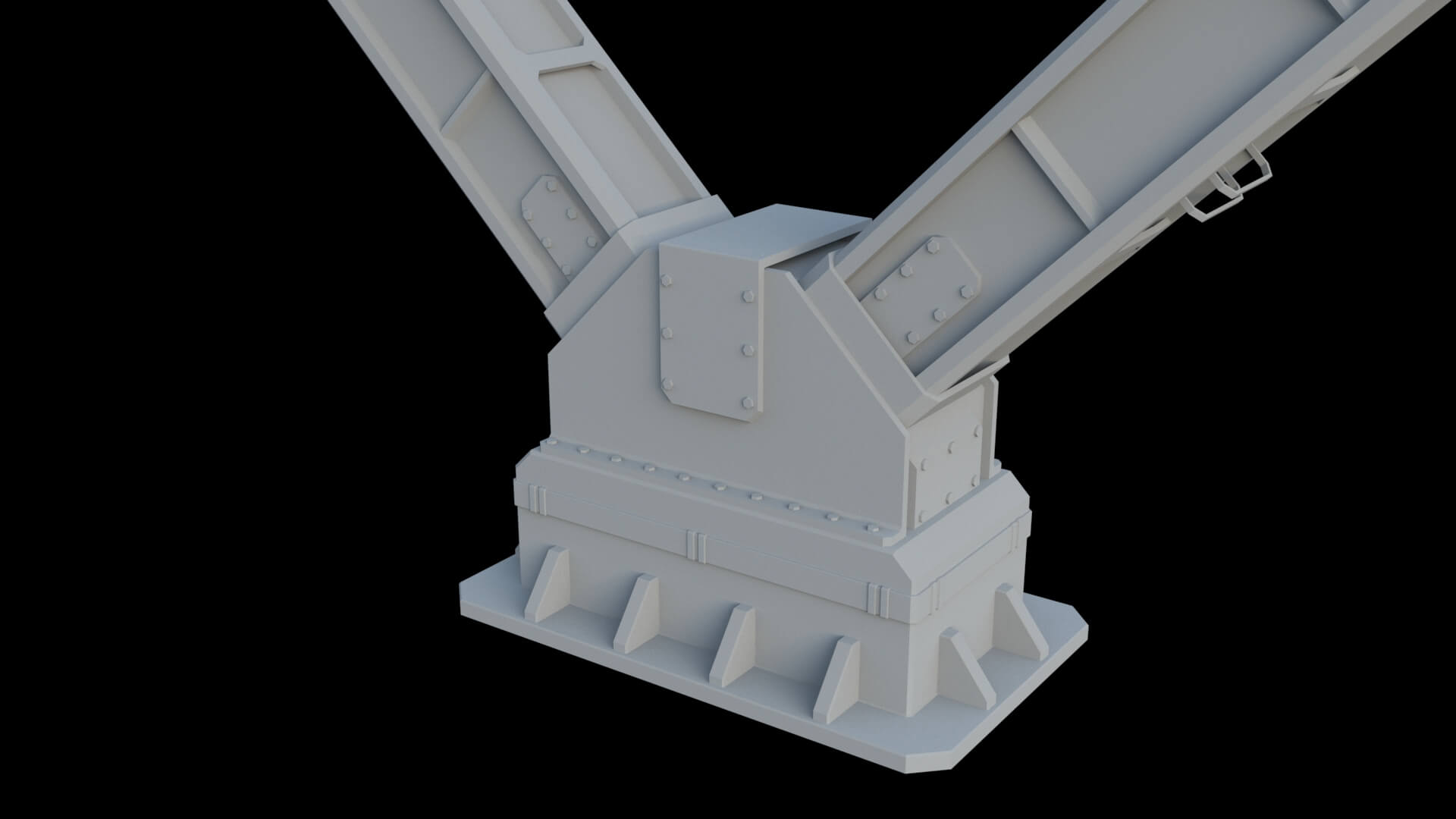 Industrial Structure - 3D Model by 3dmode