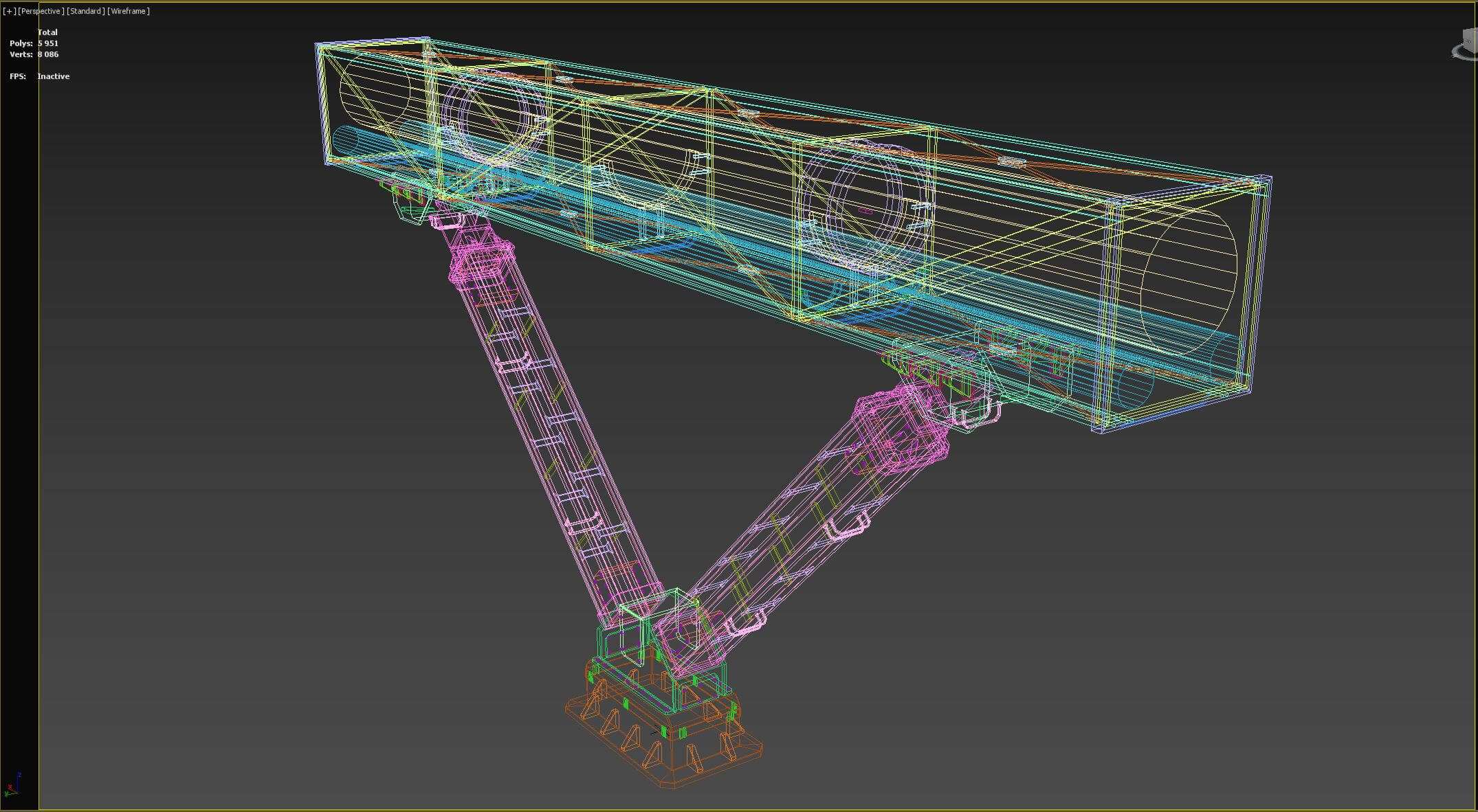 Industrial Structure - 3D Model by 3dmode
