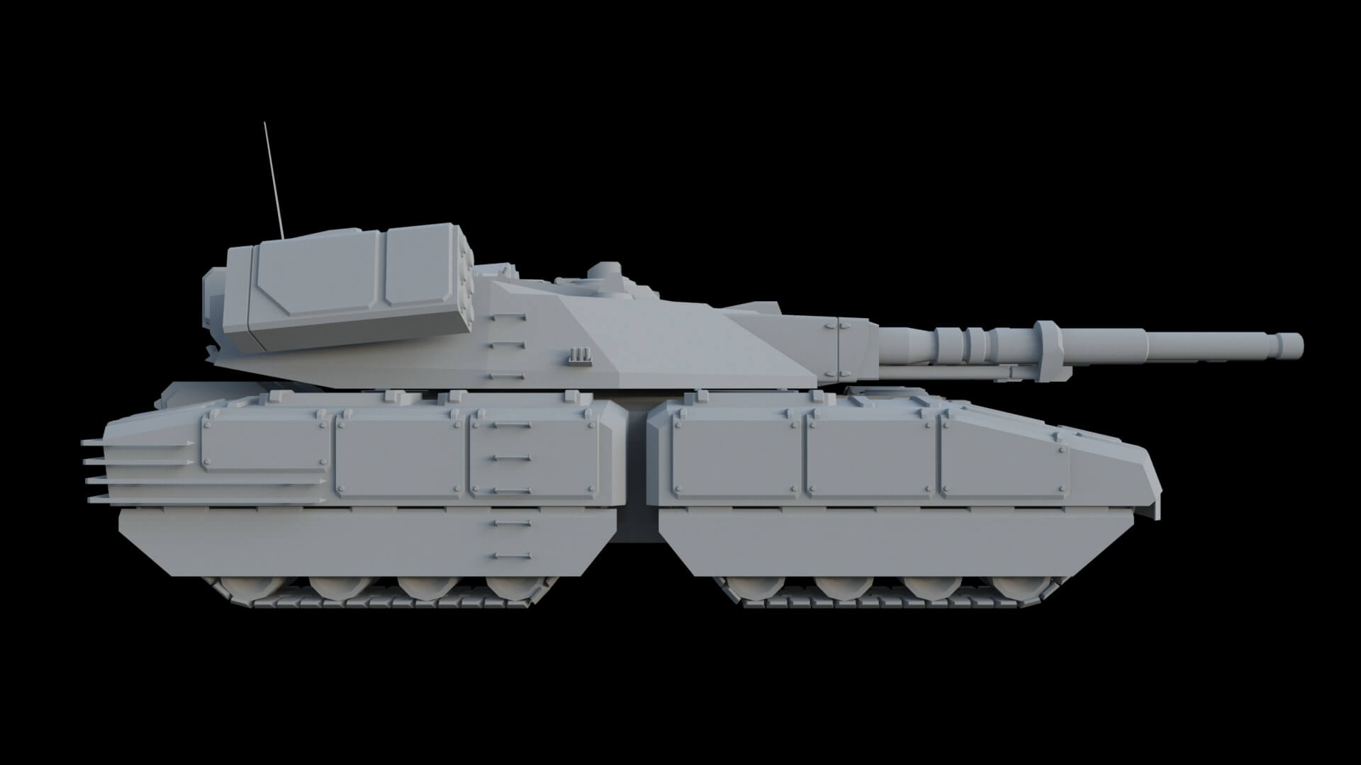 Mammoth Tank - Fun Model Low Poly by 3dmode