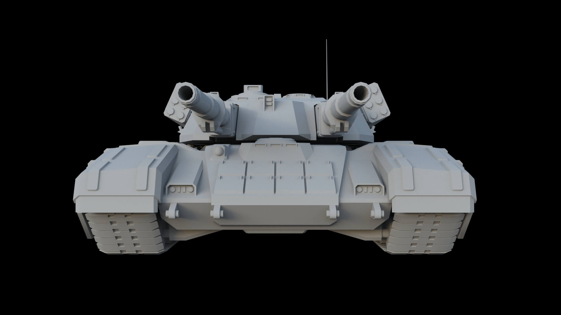 Mammoth Tank - Fun Model Low Poly by 3dmode
