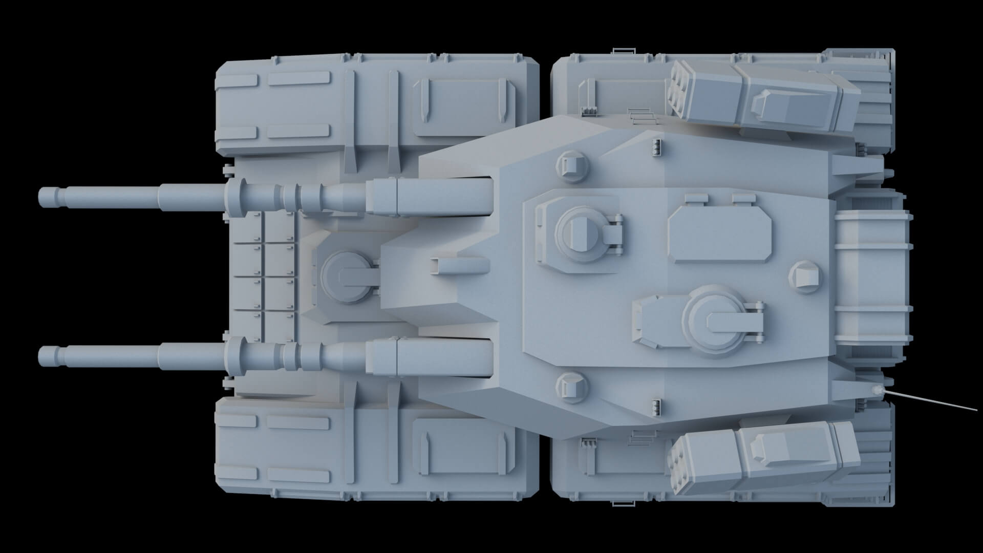 Mammoth Tank - Fun Model Low Poly by 3dmode