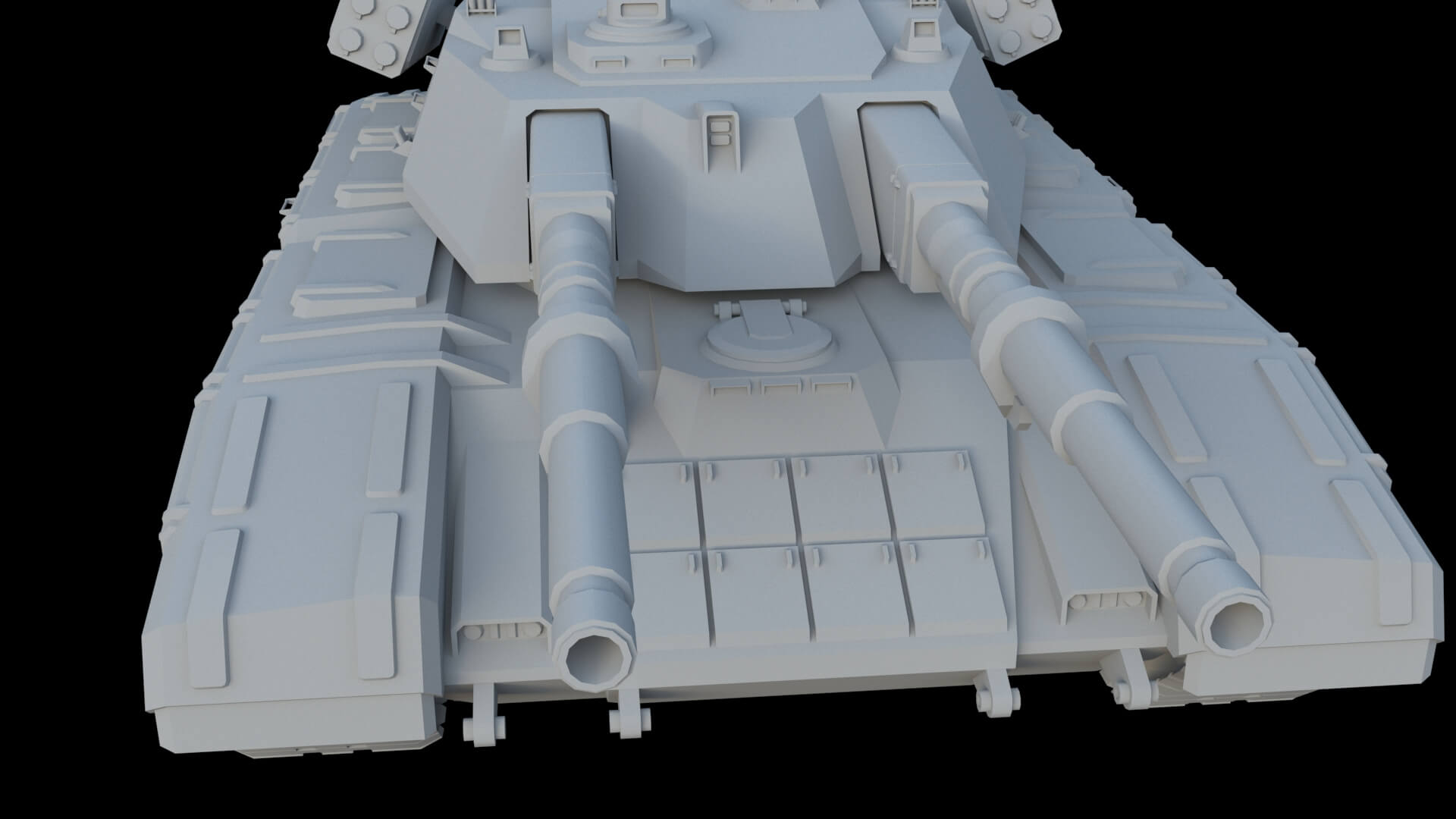 Mammoth Tank - Fun Model Low Poly by 3dmode