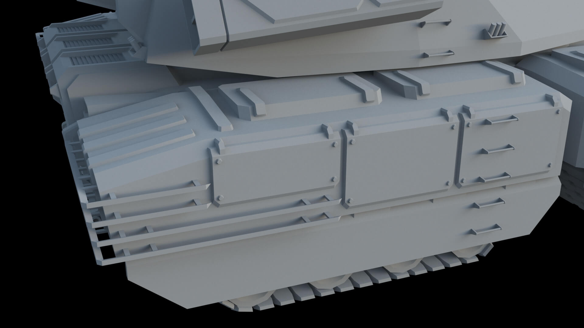 Mammoth Tank - Fun Model Low Poly by 3dmode
