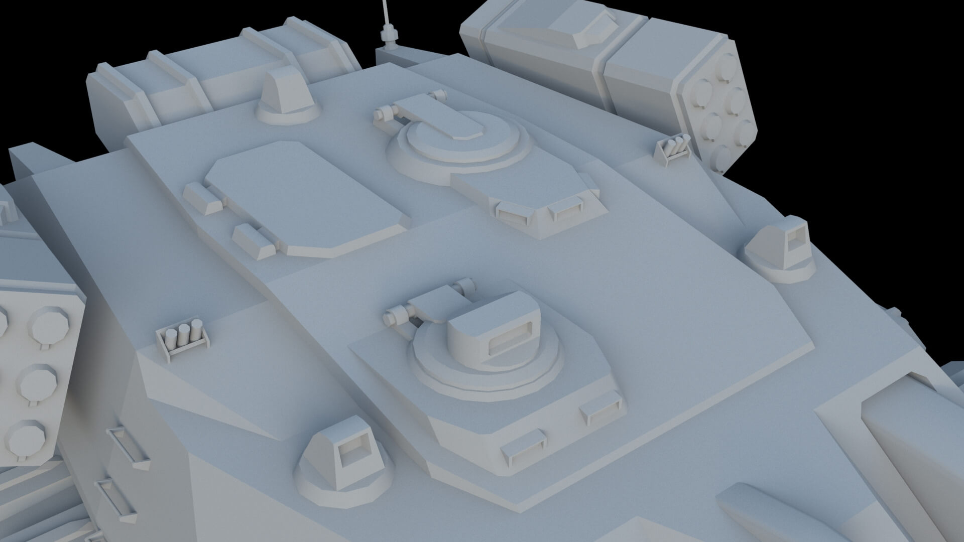 Mammoth Tank - Fun Model Low Poly by 3dmode