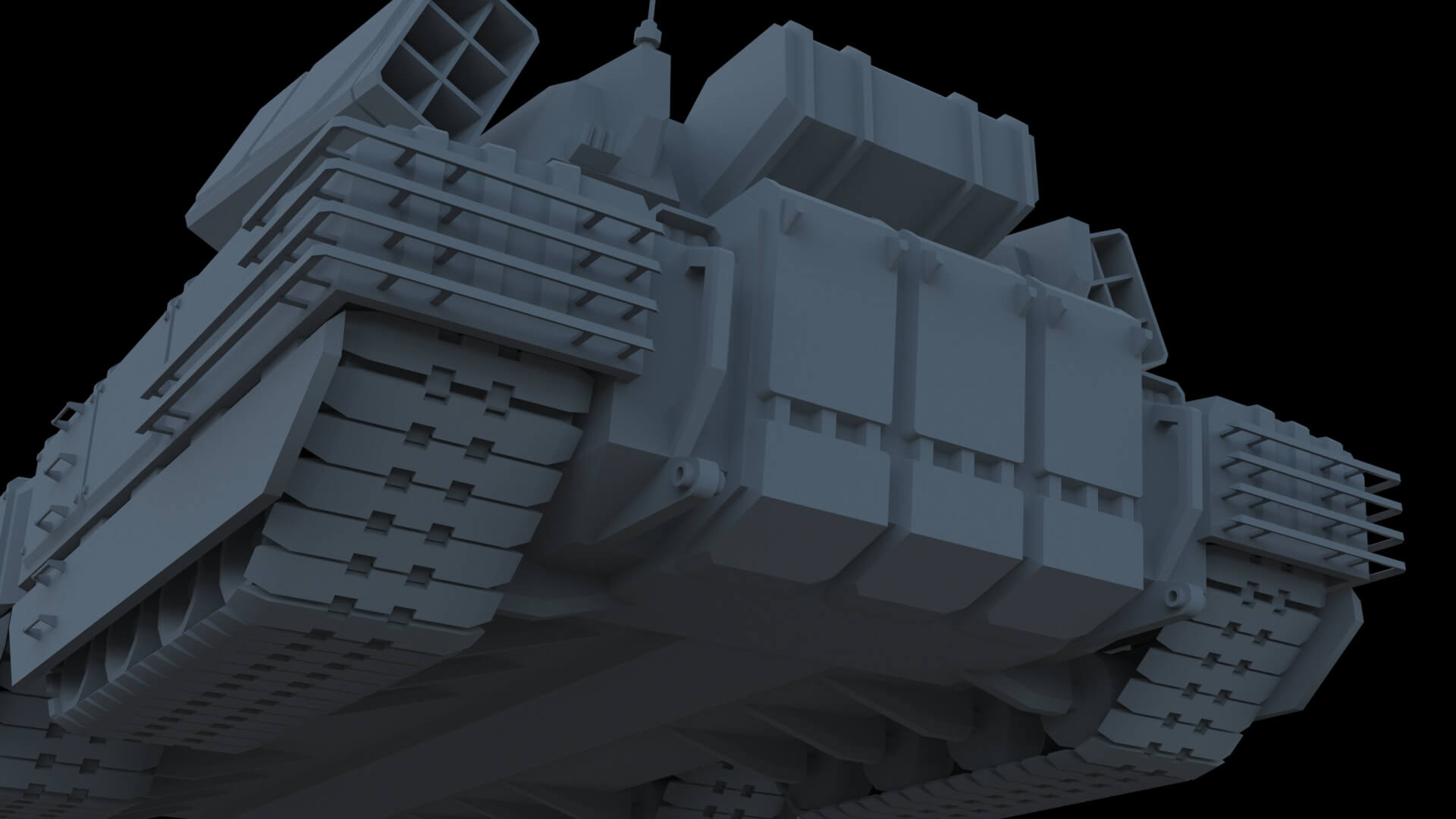 Mammoth Tank - Fun Model Low Poly by 3dmode