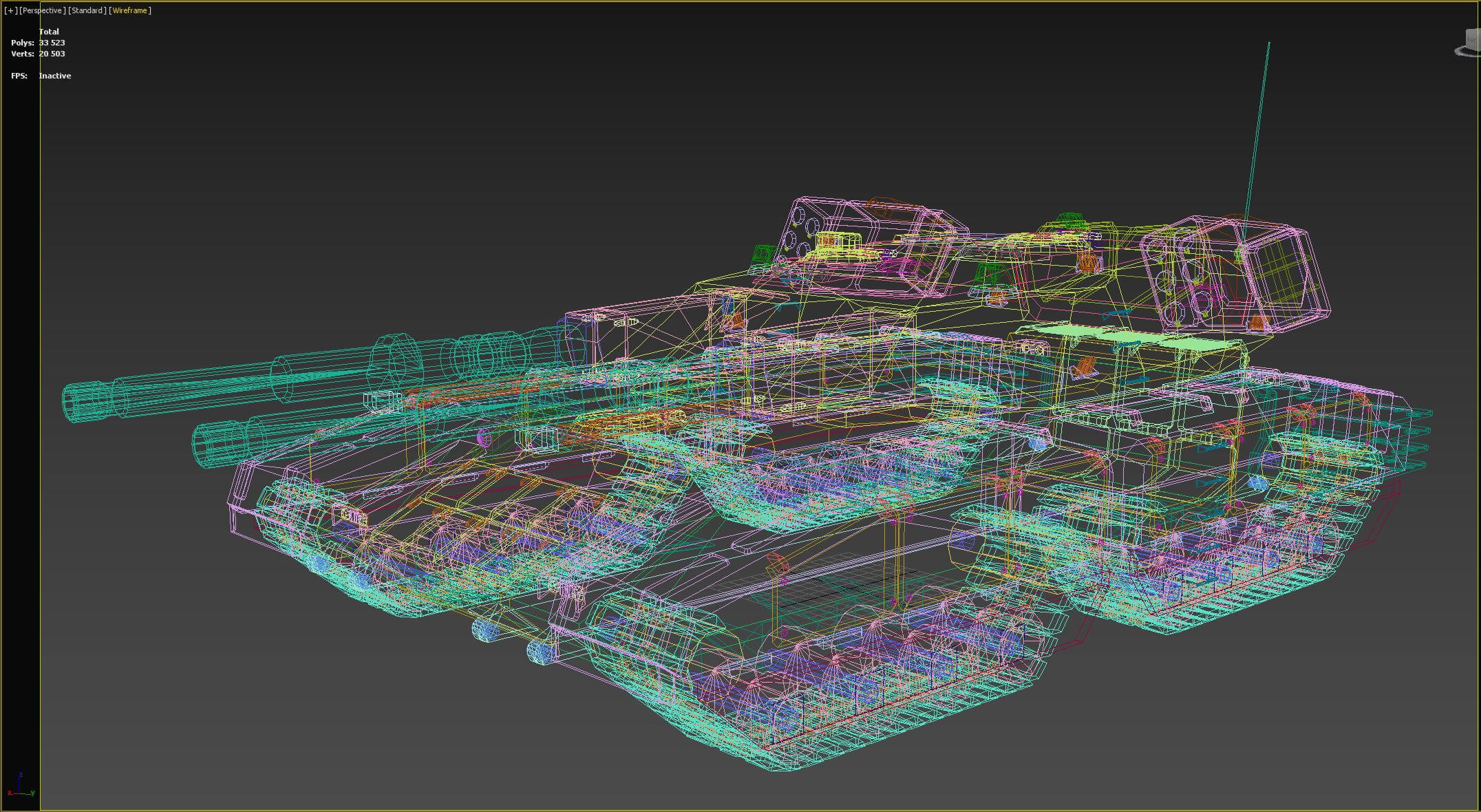 Mammoth Tank - Fun Model Low Poly by 3dmode