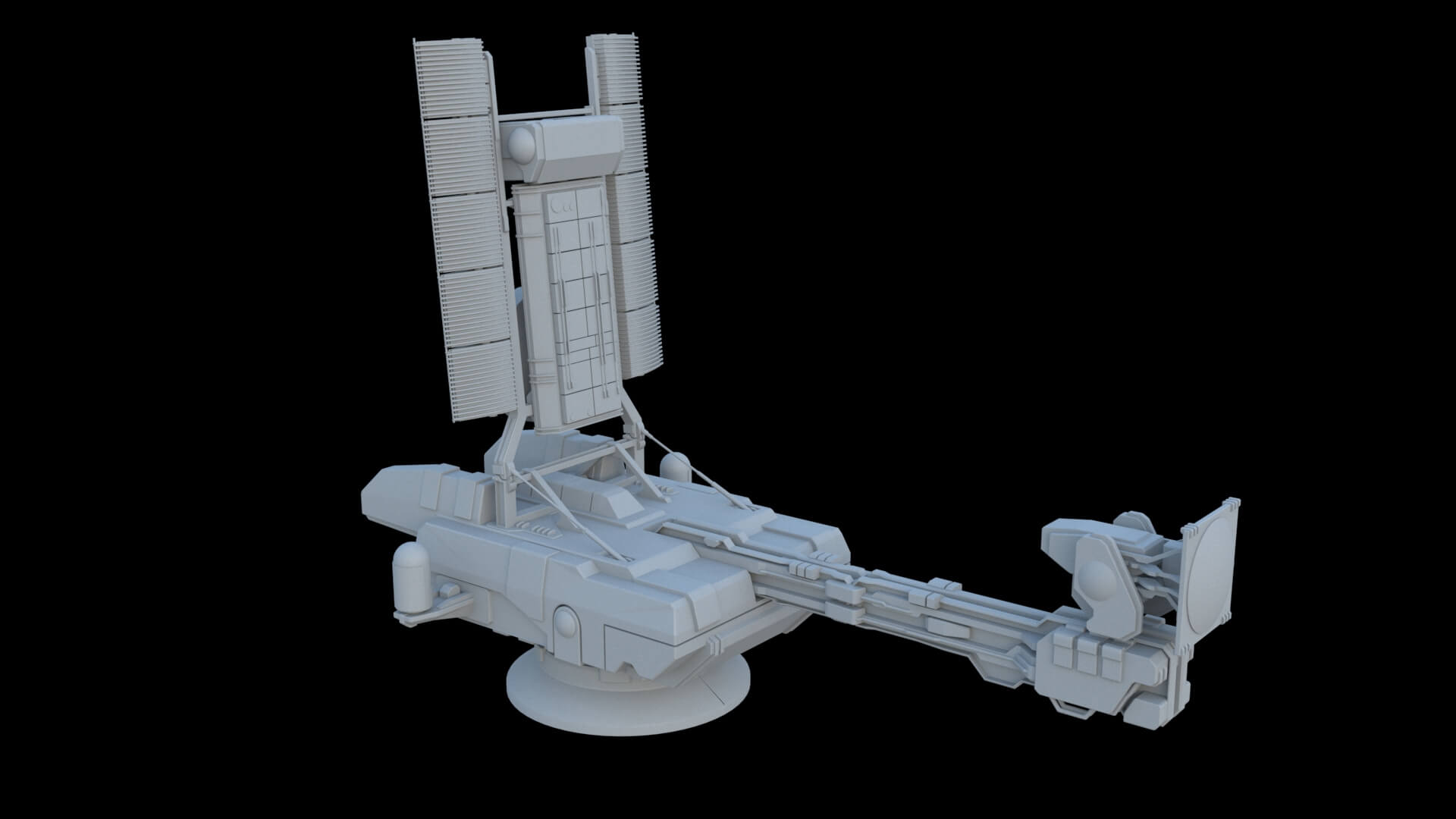 Radar Set Pieces of Equipment - 3D Model by 3dmode