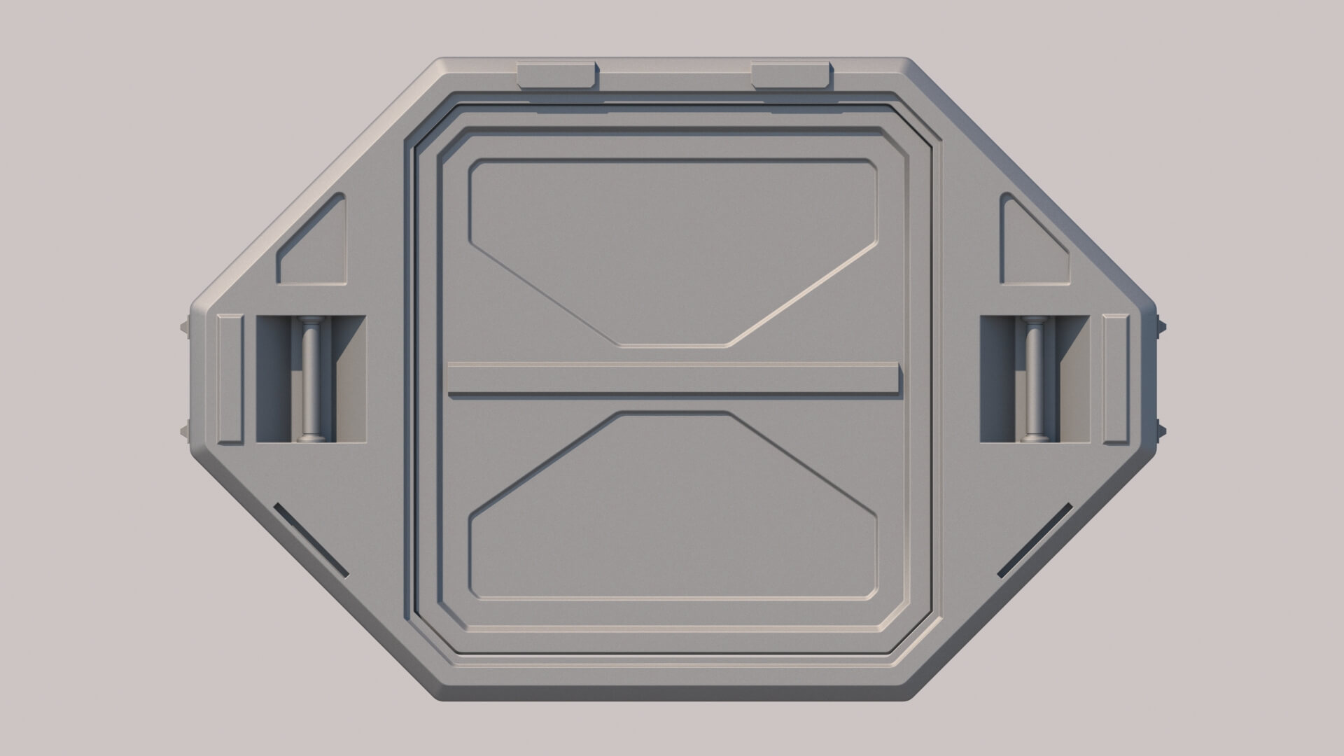 Sci-Fi Container Set 3D Model by 3dmode
