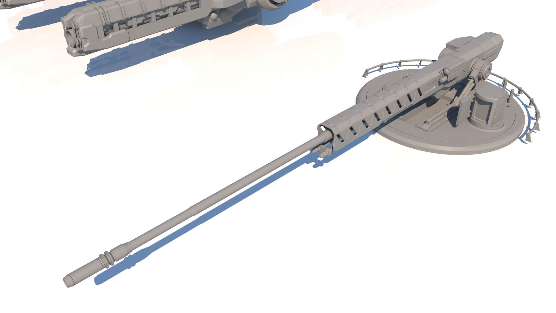 Sci-Fi Guns Set Model by 3dmode