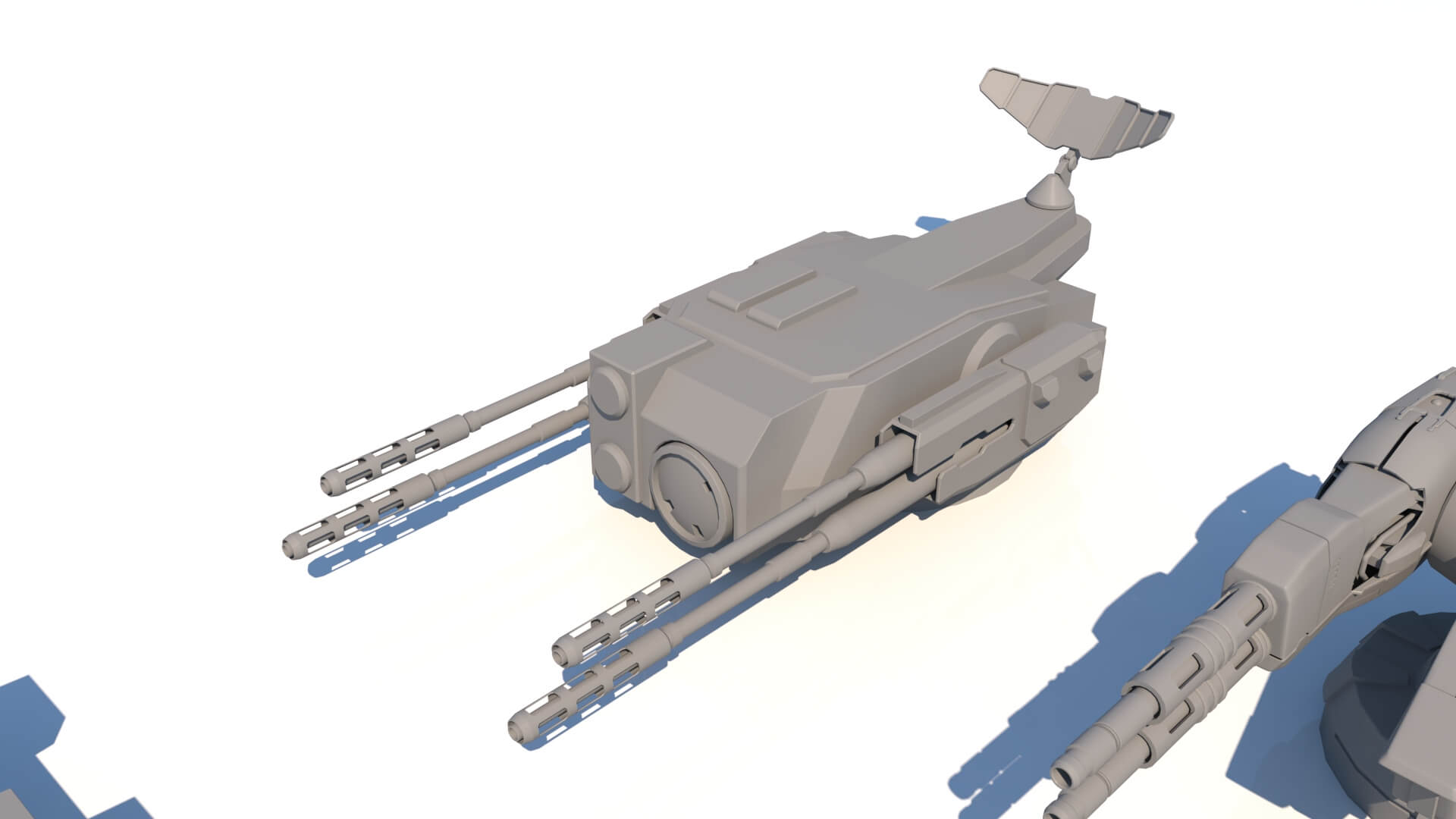 Sci-Fi Guns Set Model by 3dmode