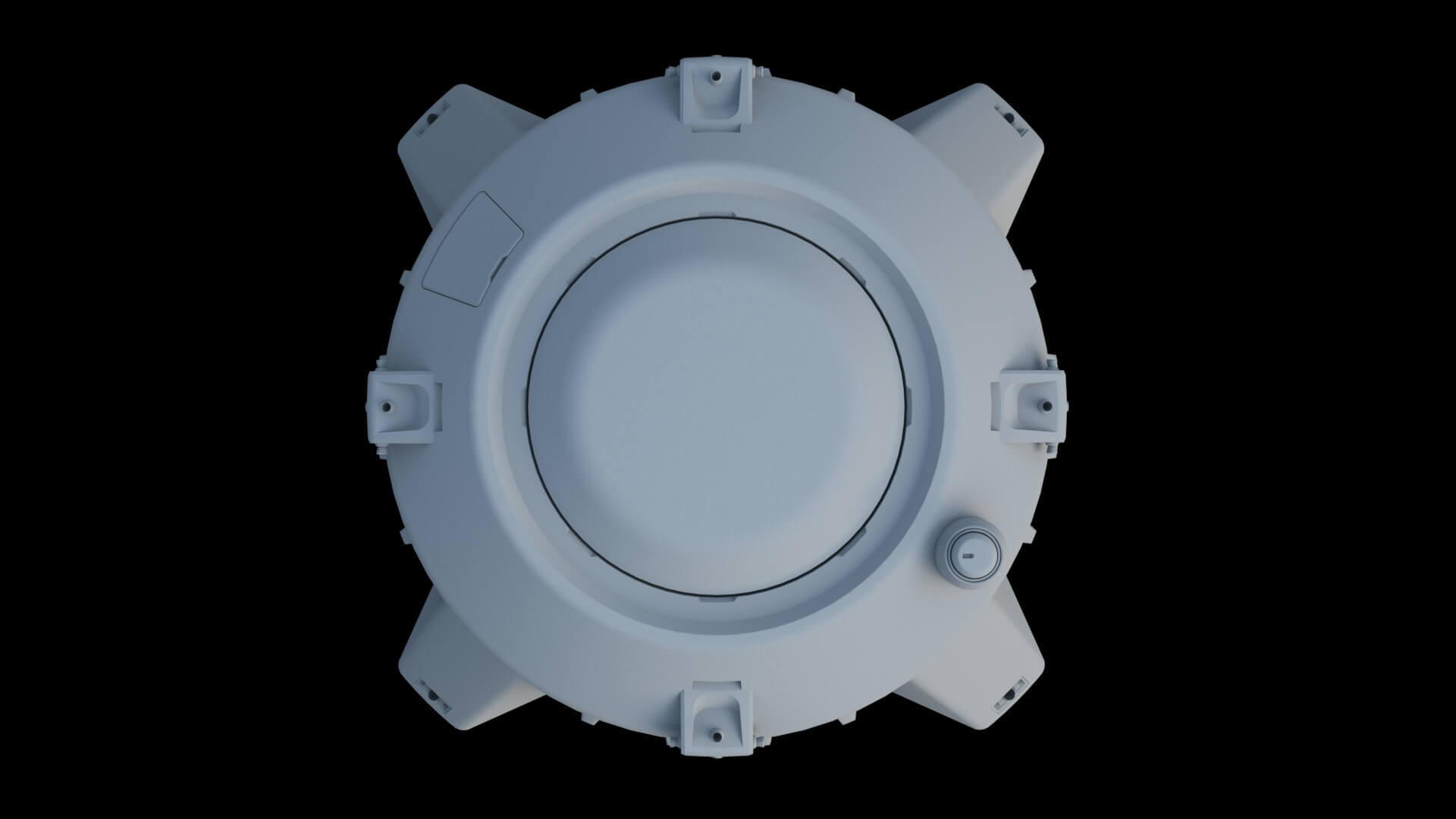 Sci-Fi Landing Module - Escape Pod 3D Model by 3dmode