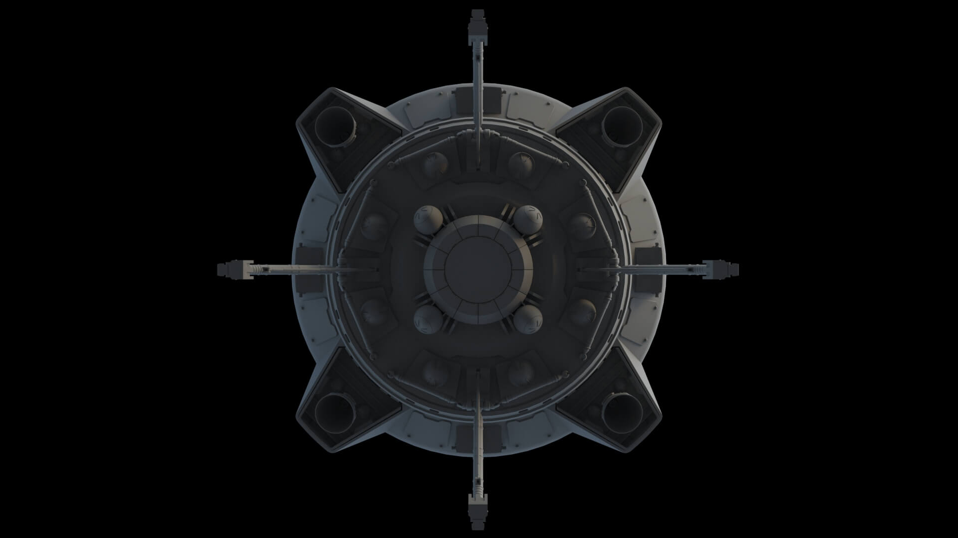 Sci-Fi Landing Module - Escape Pod 3D Model by 3dmode