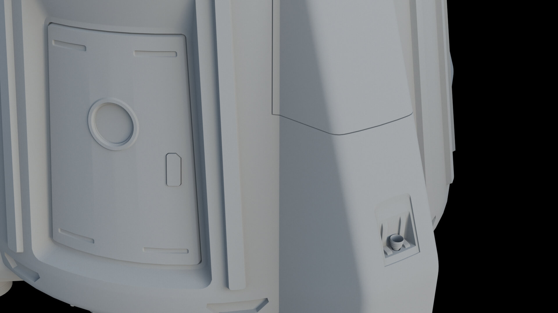 Sci-Fi Landing Module - Escape Pod 3D Model by 3dmode