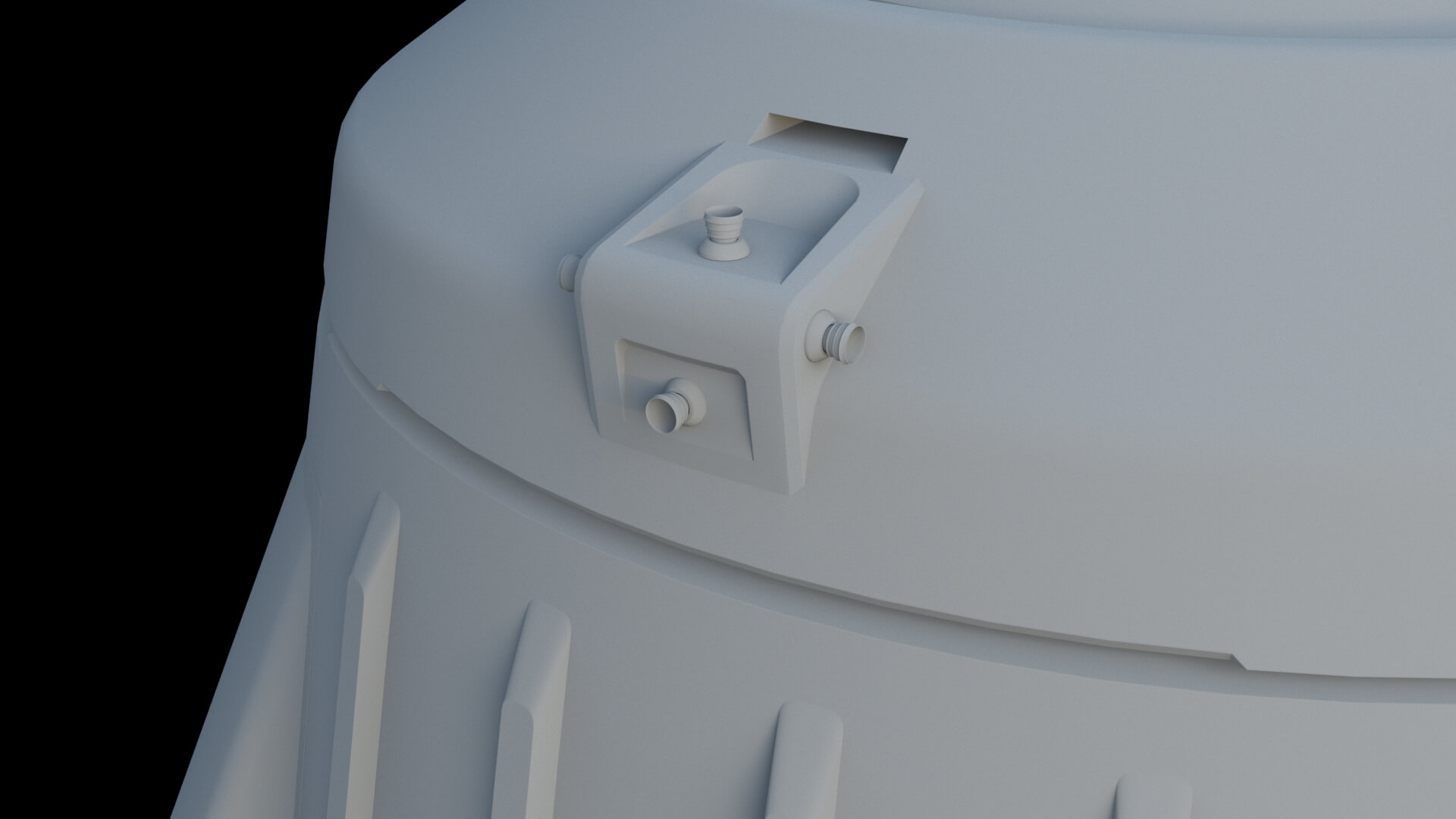 Sci-Fi Landing Module - Escape Pod 3D Model by 3dmode