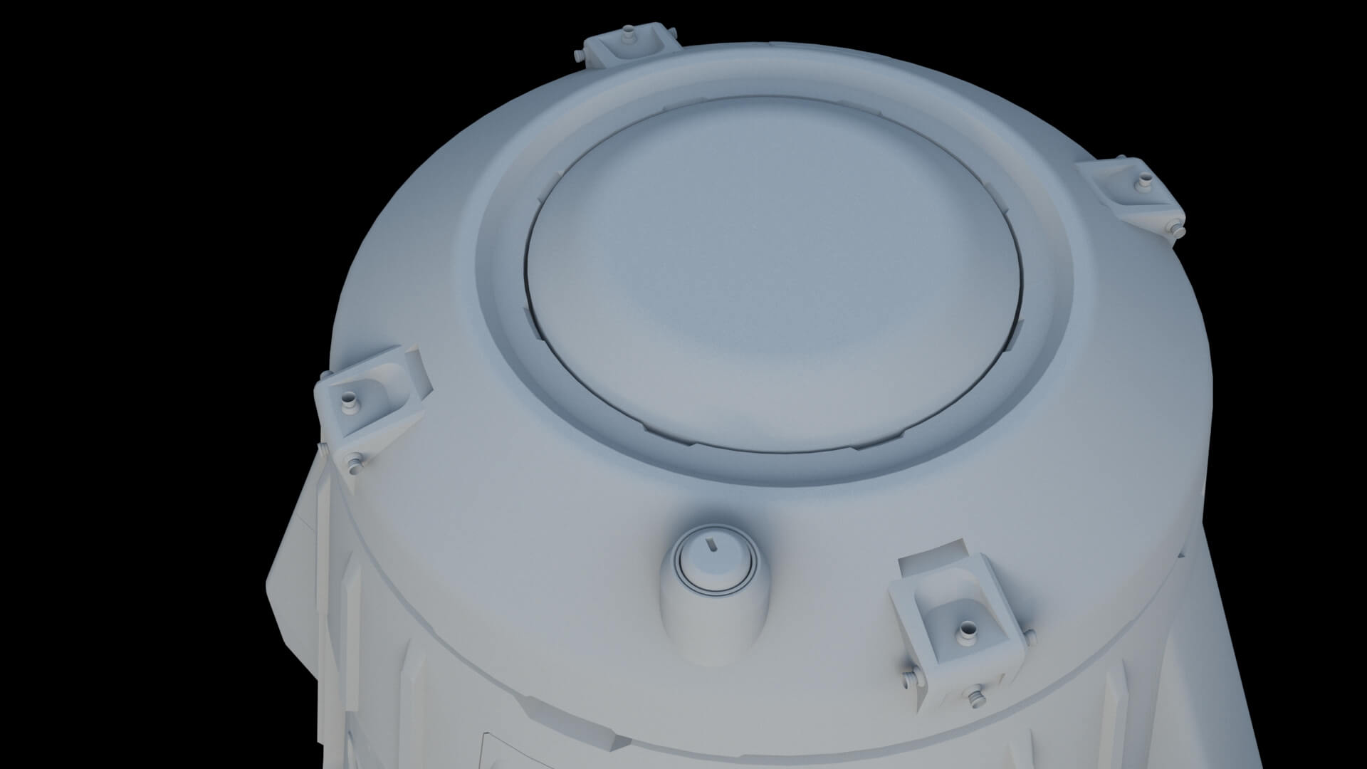 Sci-Fi Landing Module - Escape Pod 3D Model by 3dmode