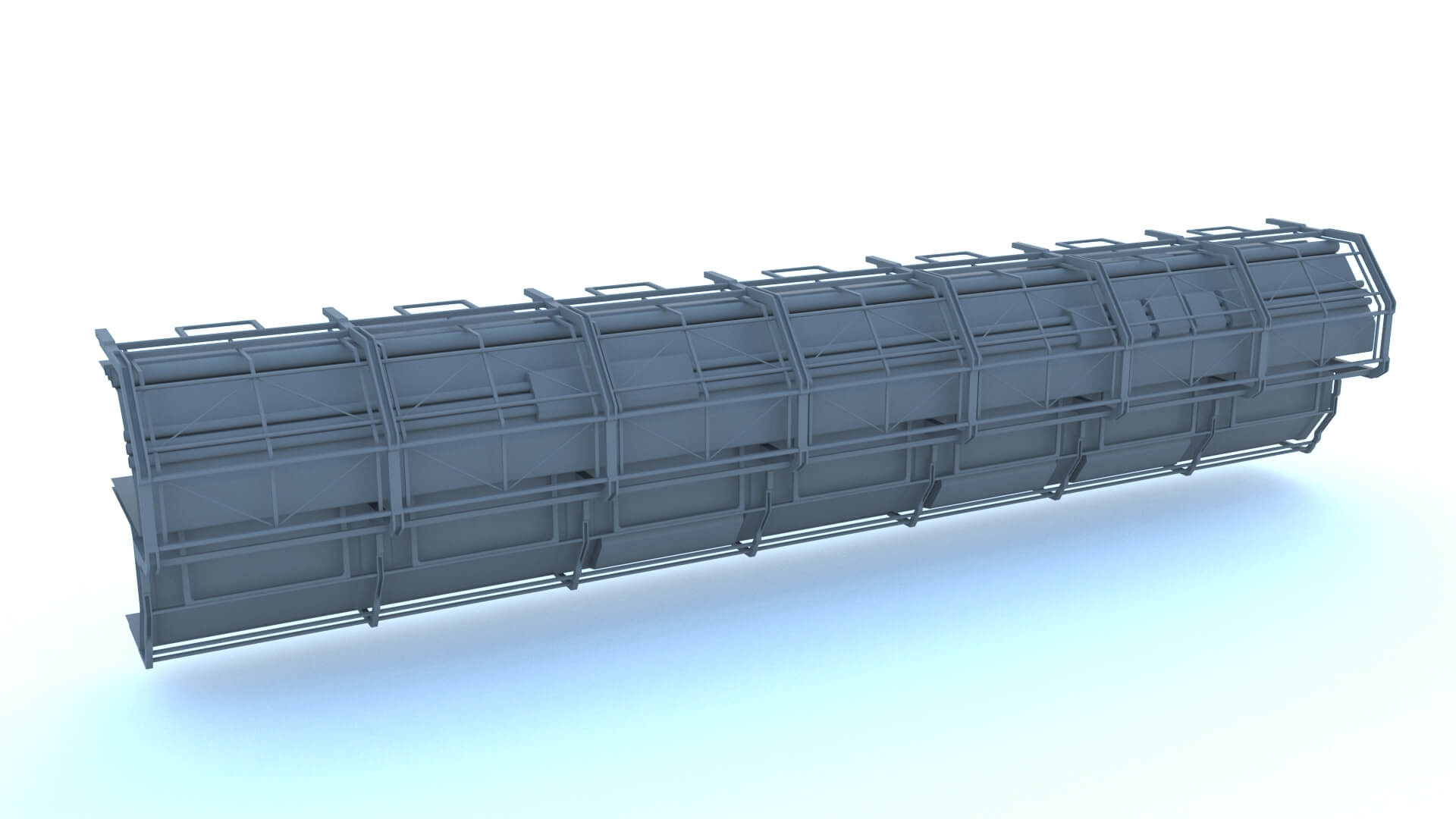 Sci-Fi Structures Kitbash 3D Model by 3dmode