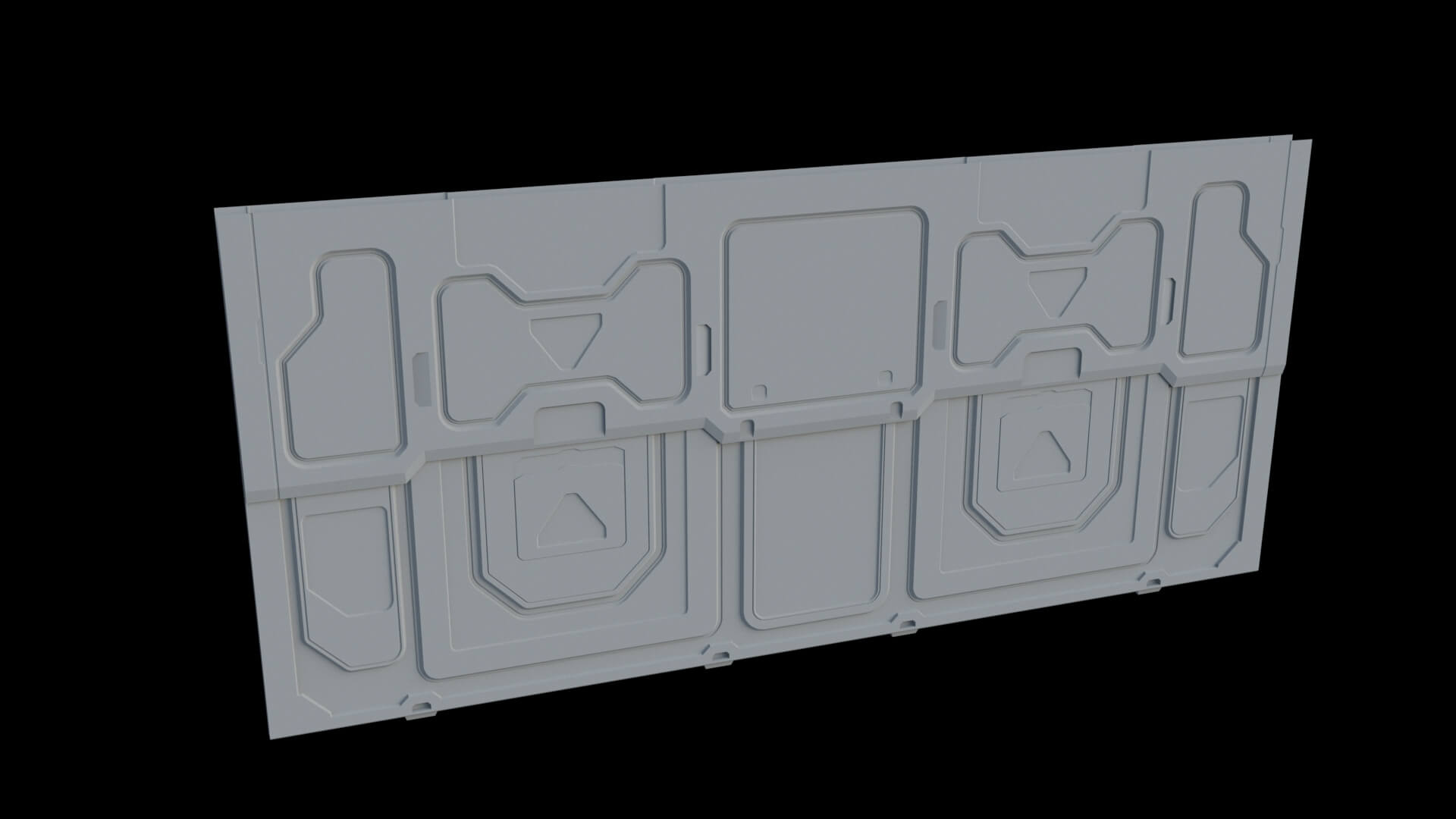 Service Elevator and Shaft - 3D Model by 3dmode