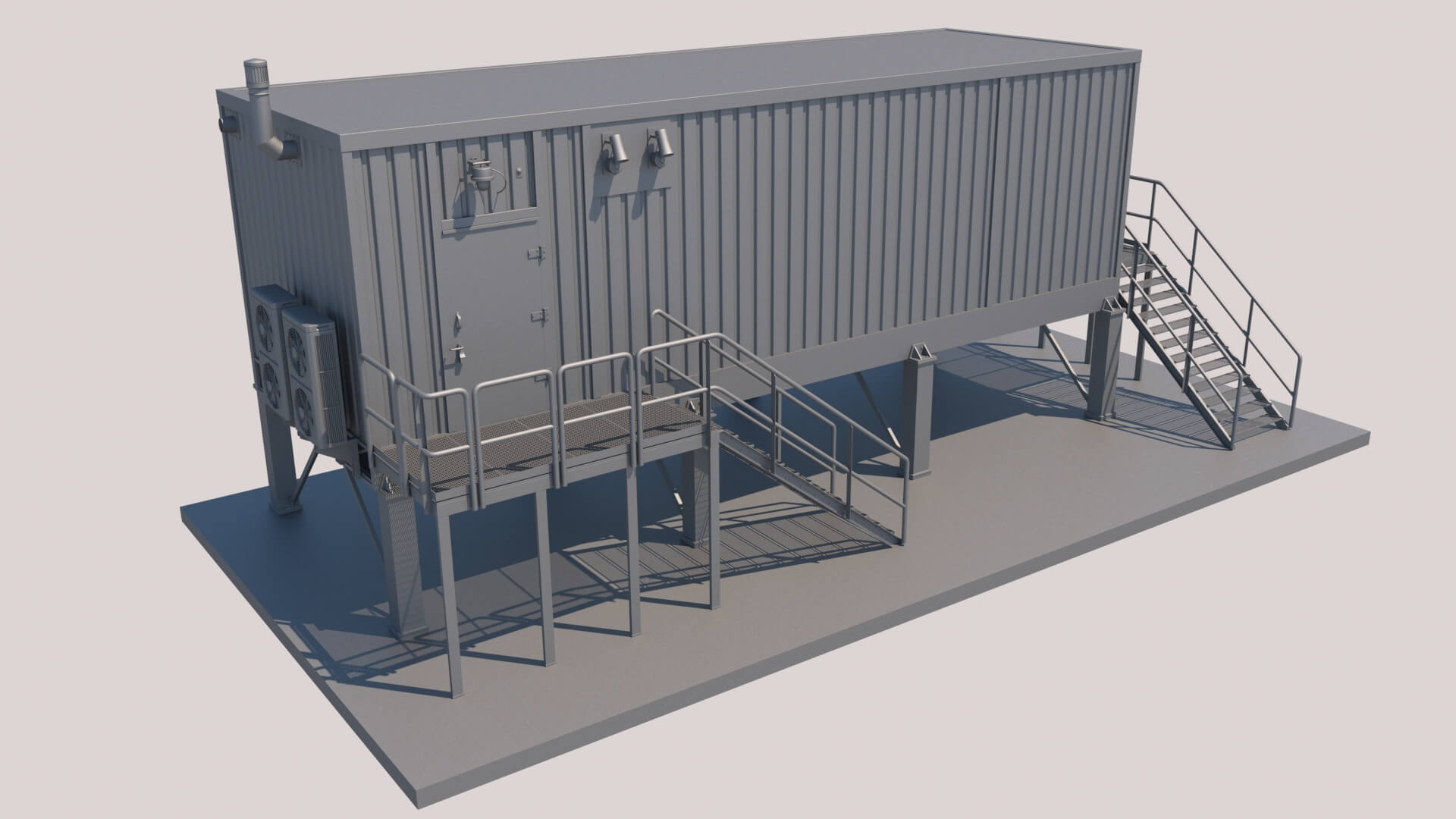 Technical Structure - 3D Model by 3dmode