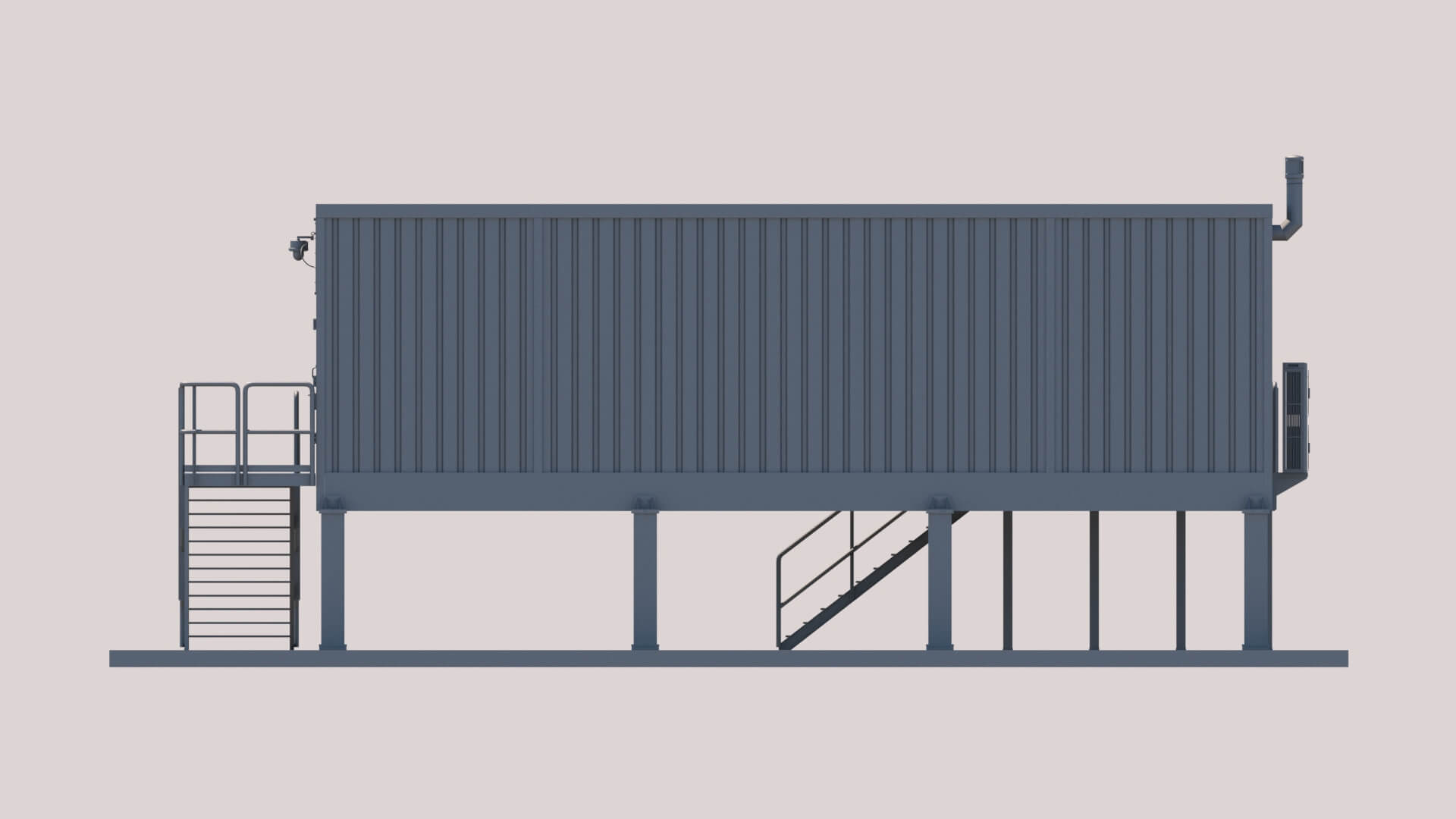 Technical Structure - 3D Model by 3dmode