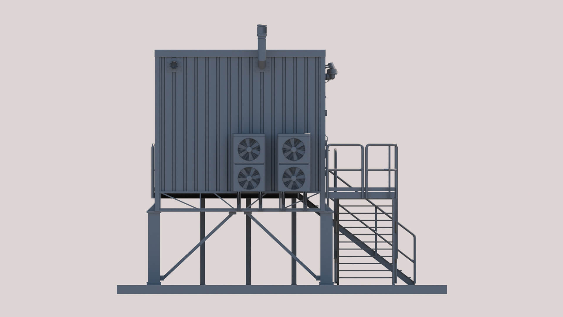 Technical Structure - 3D Model by 3dmode