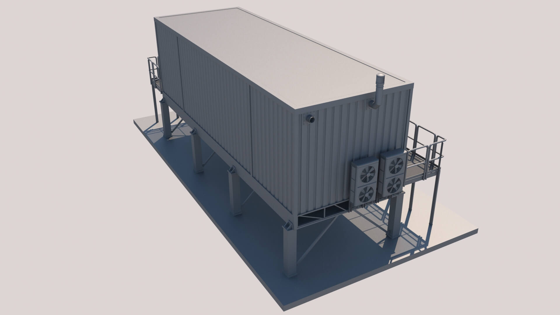 Technical Structure - 3D Model by 3dmode