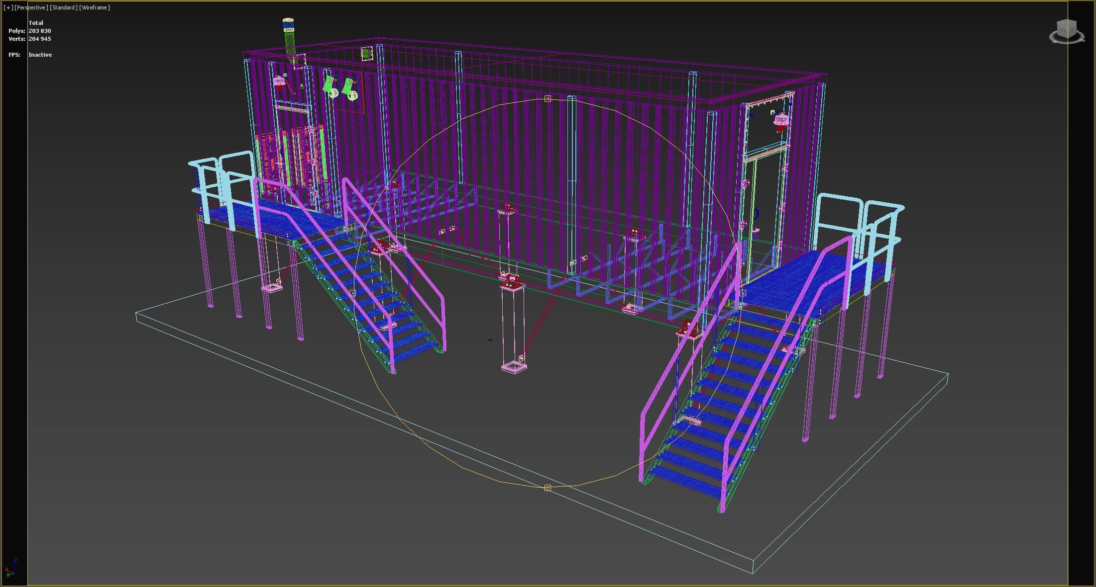 Technical Structure - 3D Model by 3dmode