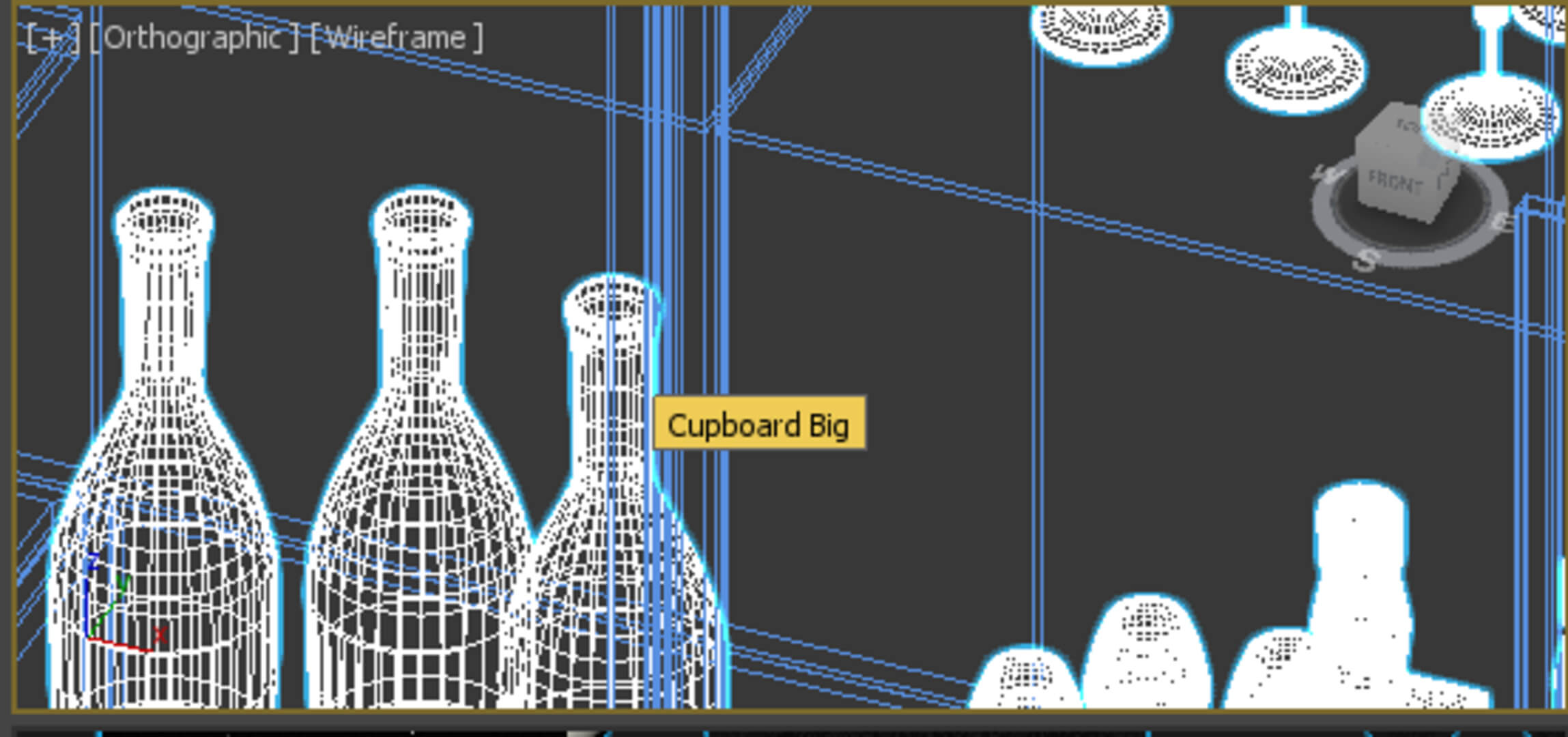 upboard With Dishes - 3D Model by 3dmodel_admiral