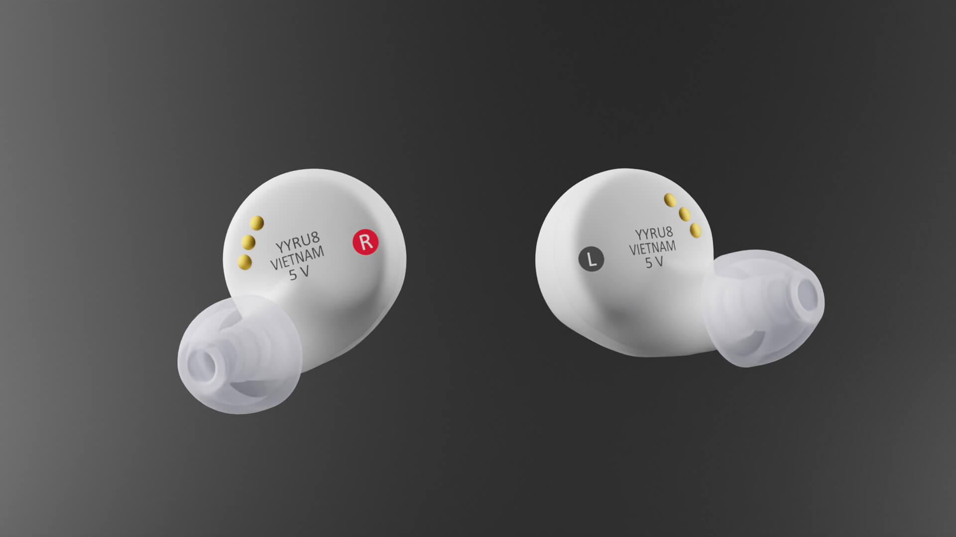 Phony Wireless Earphones - 3D Model by 3DModelCitizen