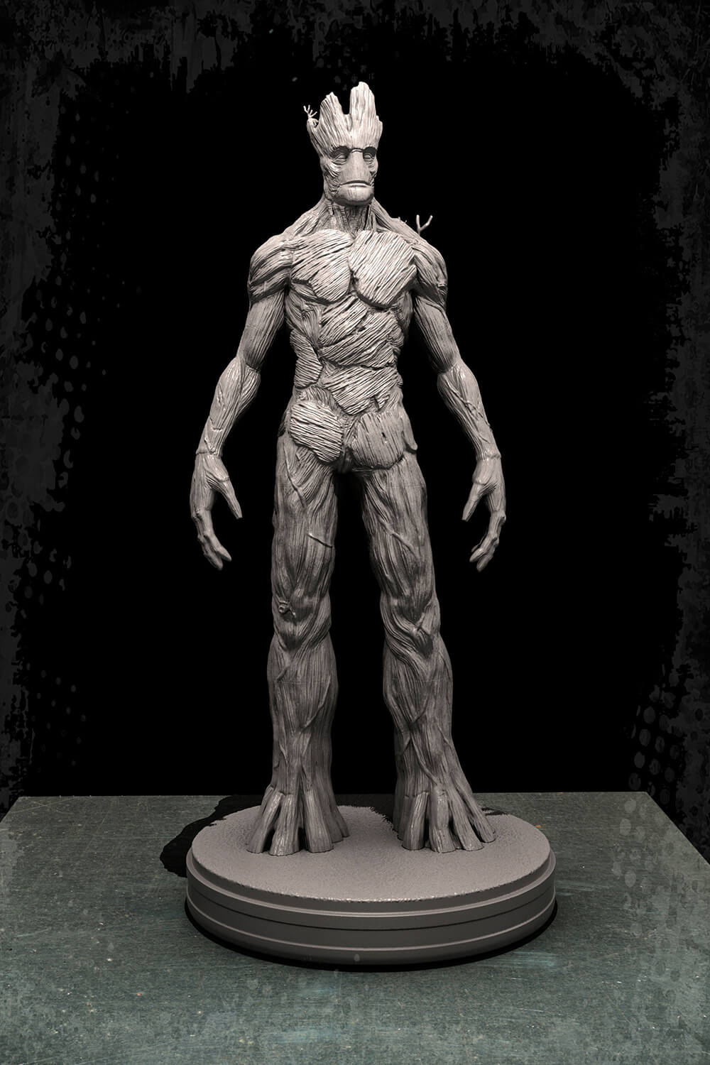 Adult Groot Statues - 3D Model by 3DModelDesigner