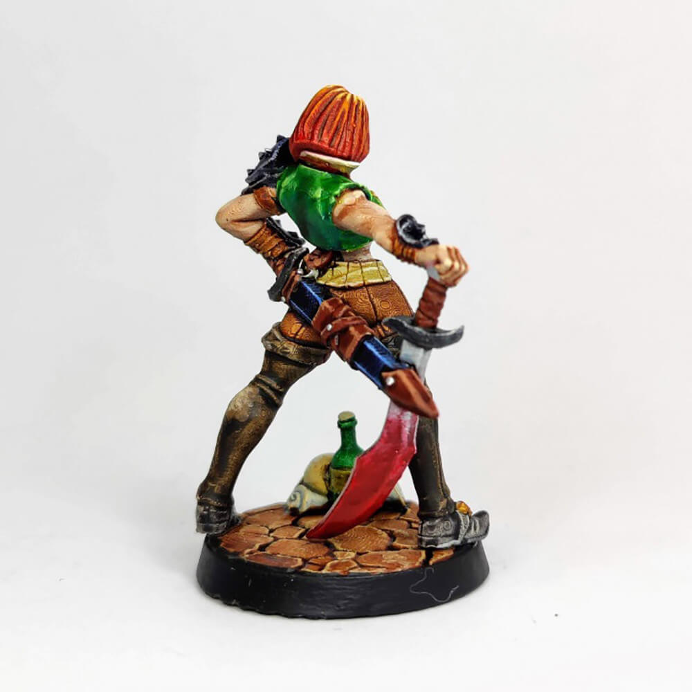 Aline The Bold - Rogue Heroine 3D Model by 3DModelDesigner