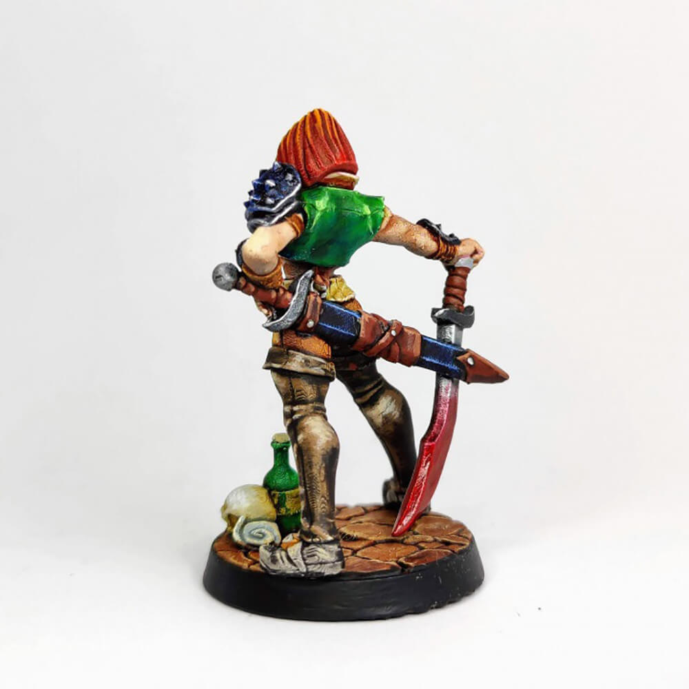 Aline The Bold - Rogue Heroine 3D Model by 3DModelDesigner