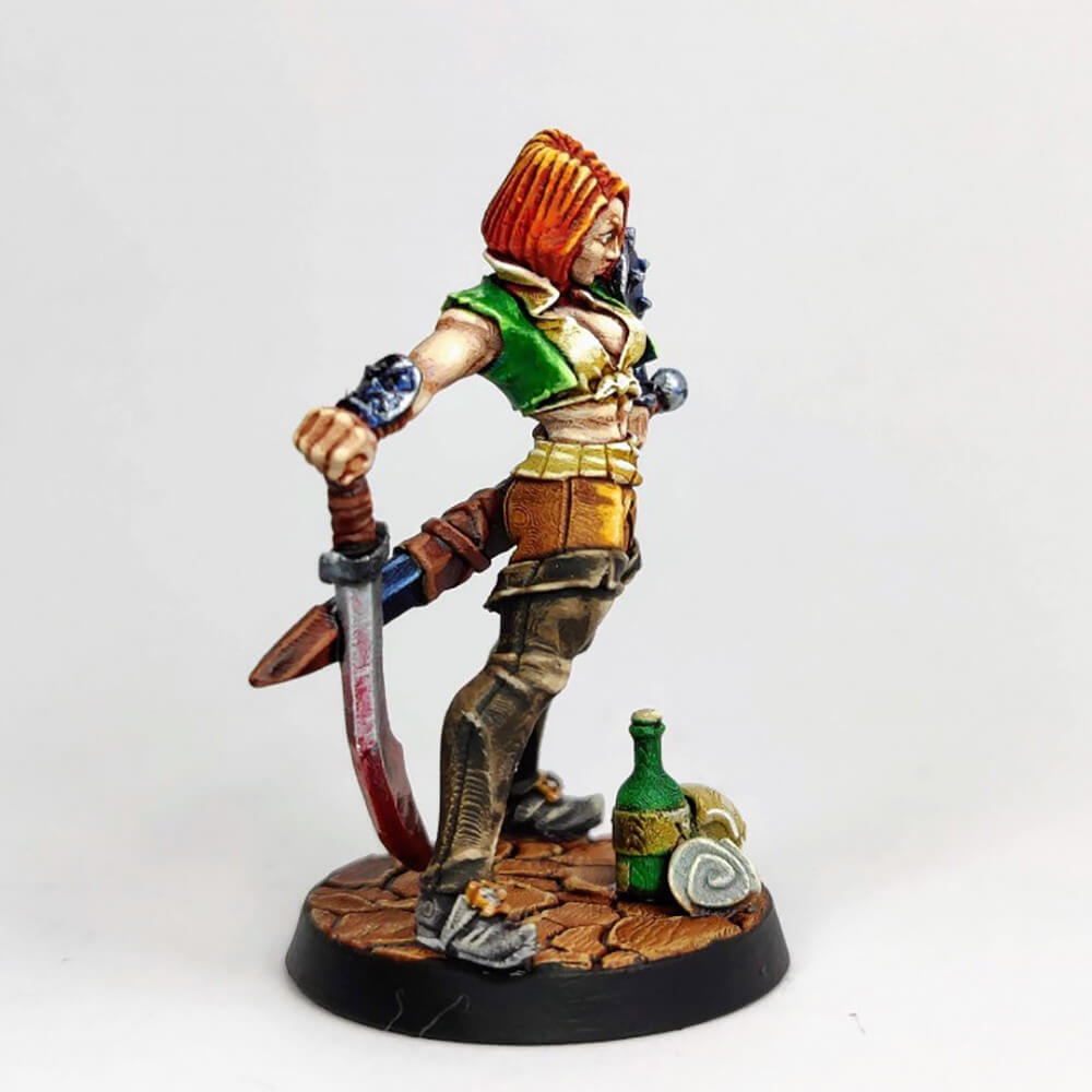 Aline The Bold - Rogue Heroine 3D Print Model by 3DModelDesigner