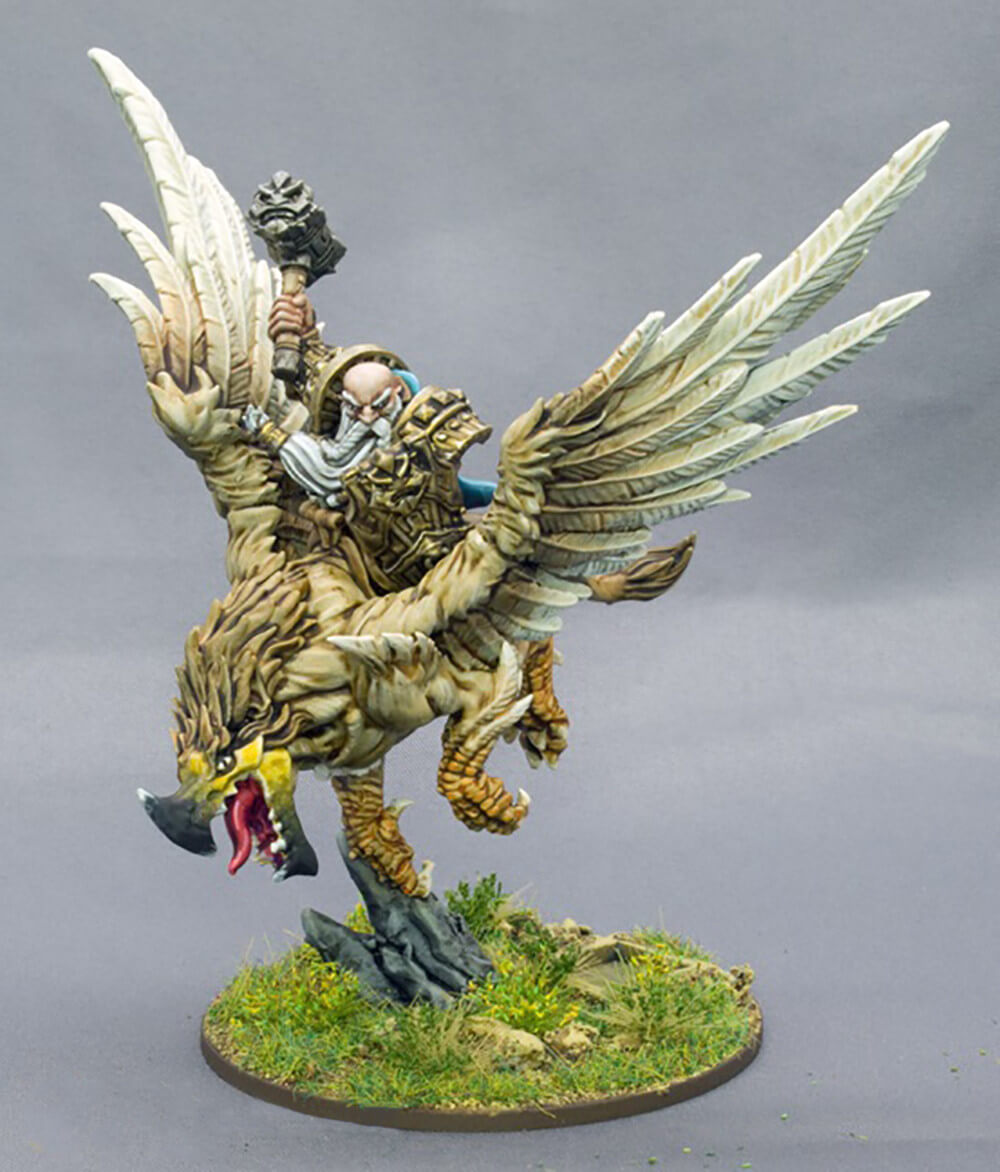 Alvar on Thunderbeak The Griffin Miniature - 3D Model by 3DModelDesigner