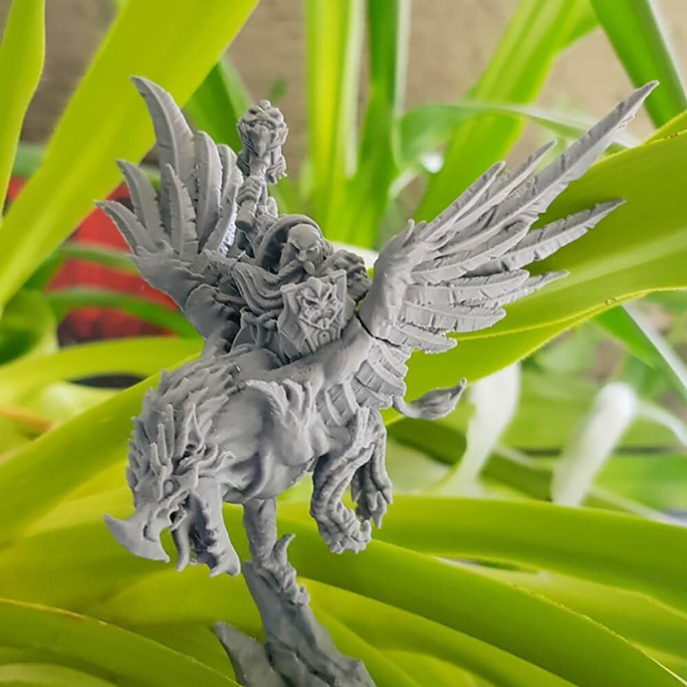 Alvar on Thunderbeak The Griffin Miniature - 3D Model by 3DModelDesigner